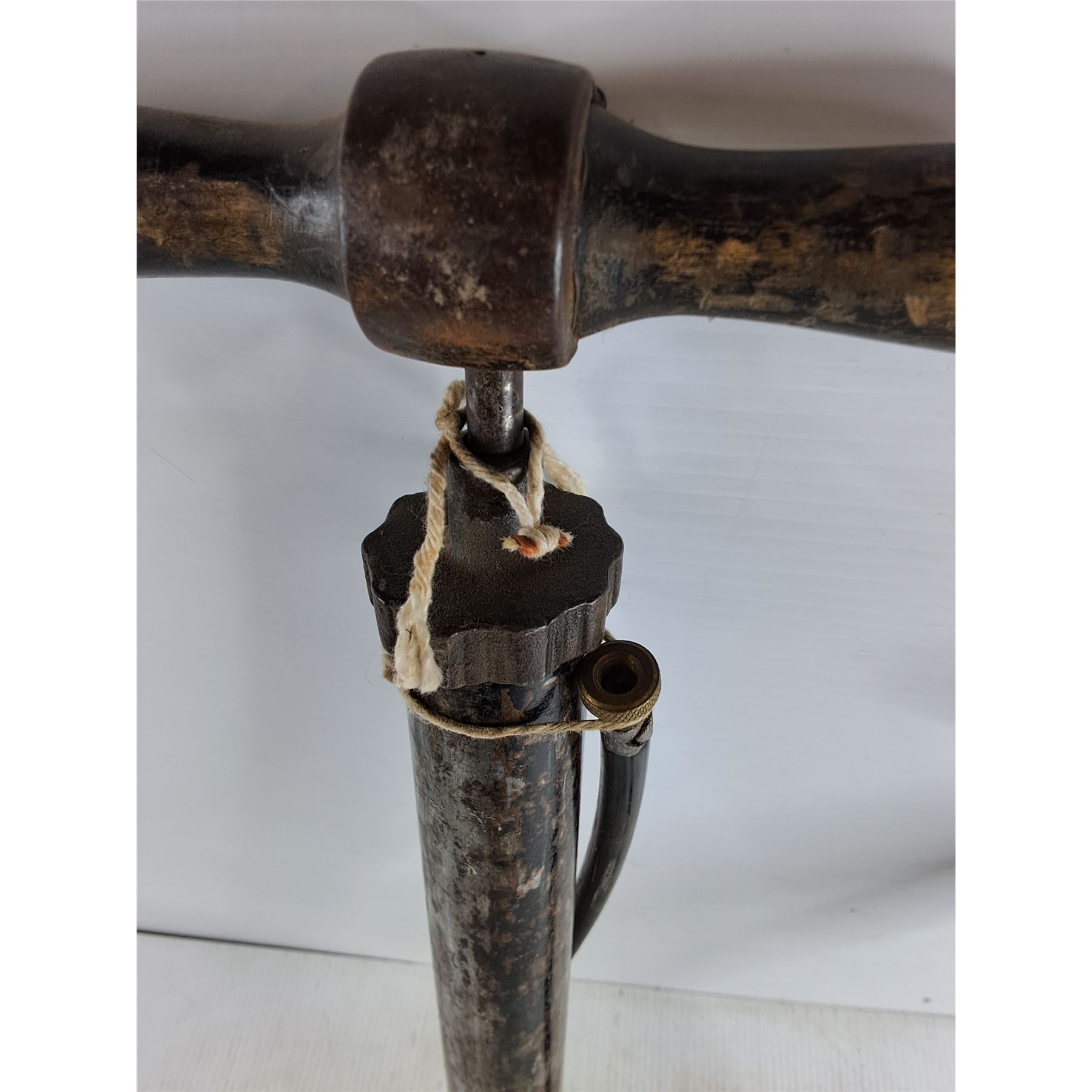 (2) Antique 1920s Air Pumps - As Is - Bodnarus Auctioneering