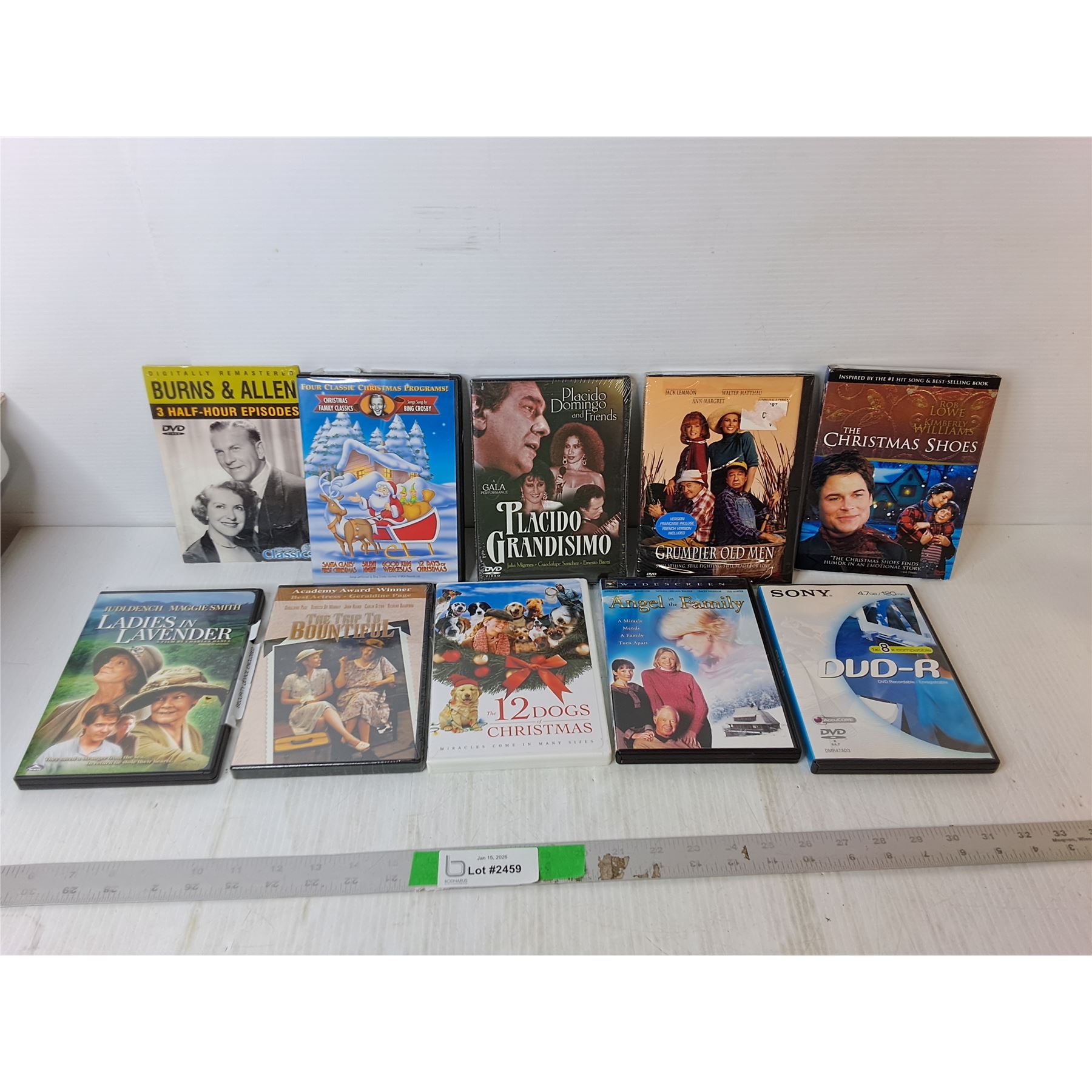 DVDs- Grumpier Old Men, Burns & Allen, The Christmas Shoes, MIsc ...