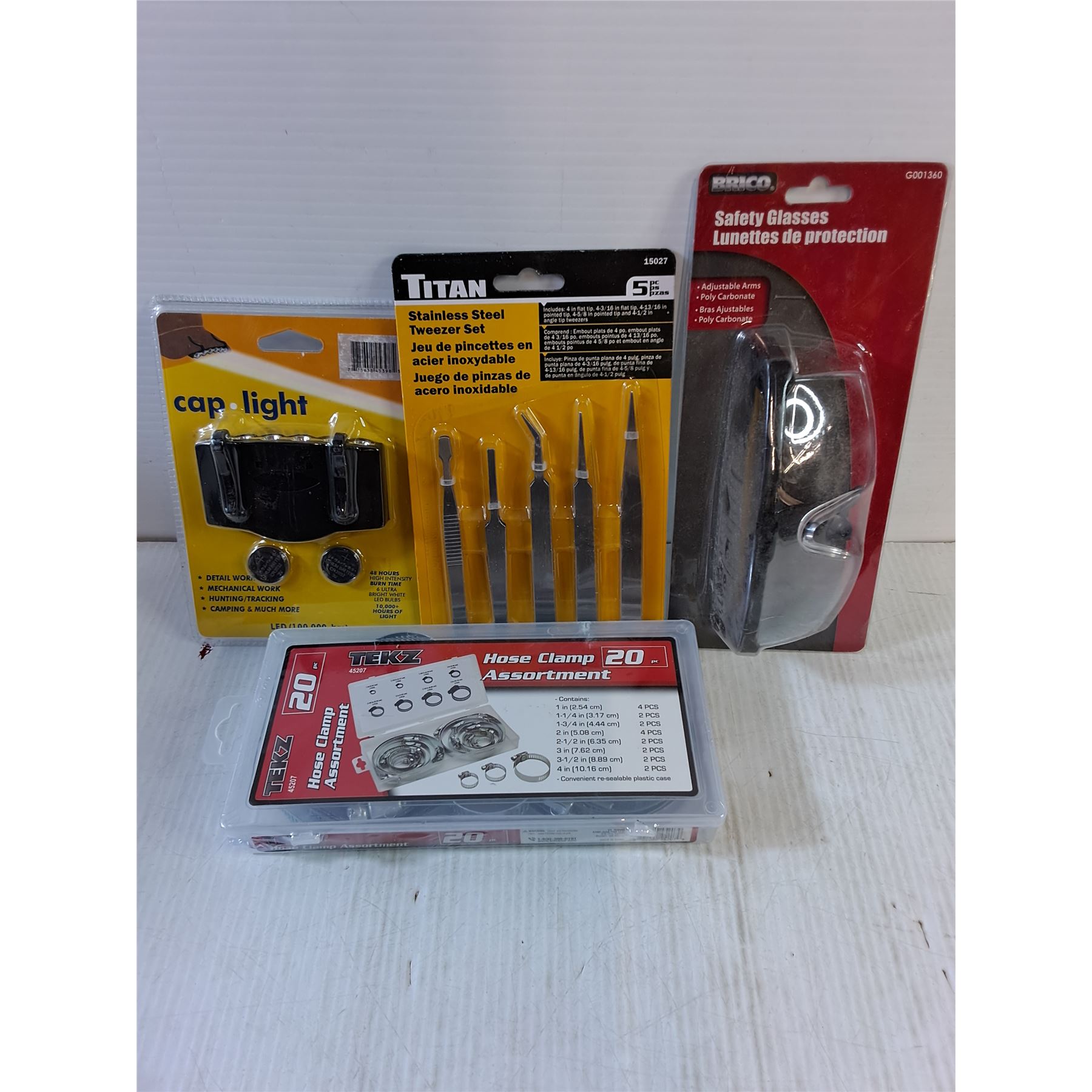 Tool and Misc. Items Lot-Hose Clamp and Hex Head Ass't,Extension Cord ...