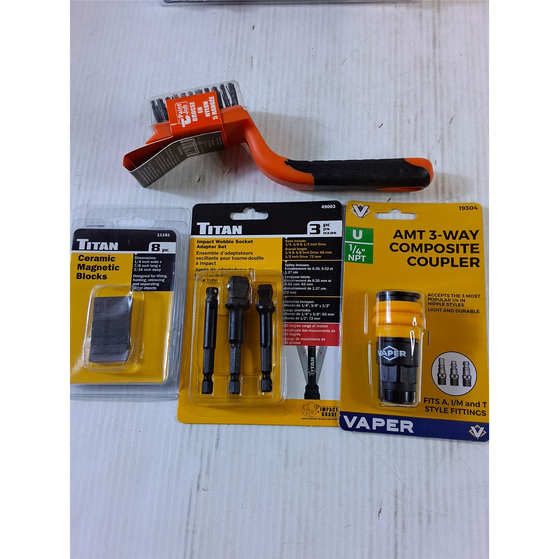 Tool and Misc. Items Lot-Hose Clamp and Hex Head Ass't,Extension Cord ...