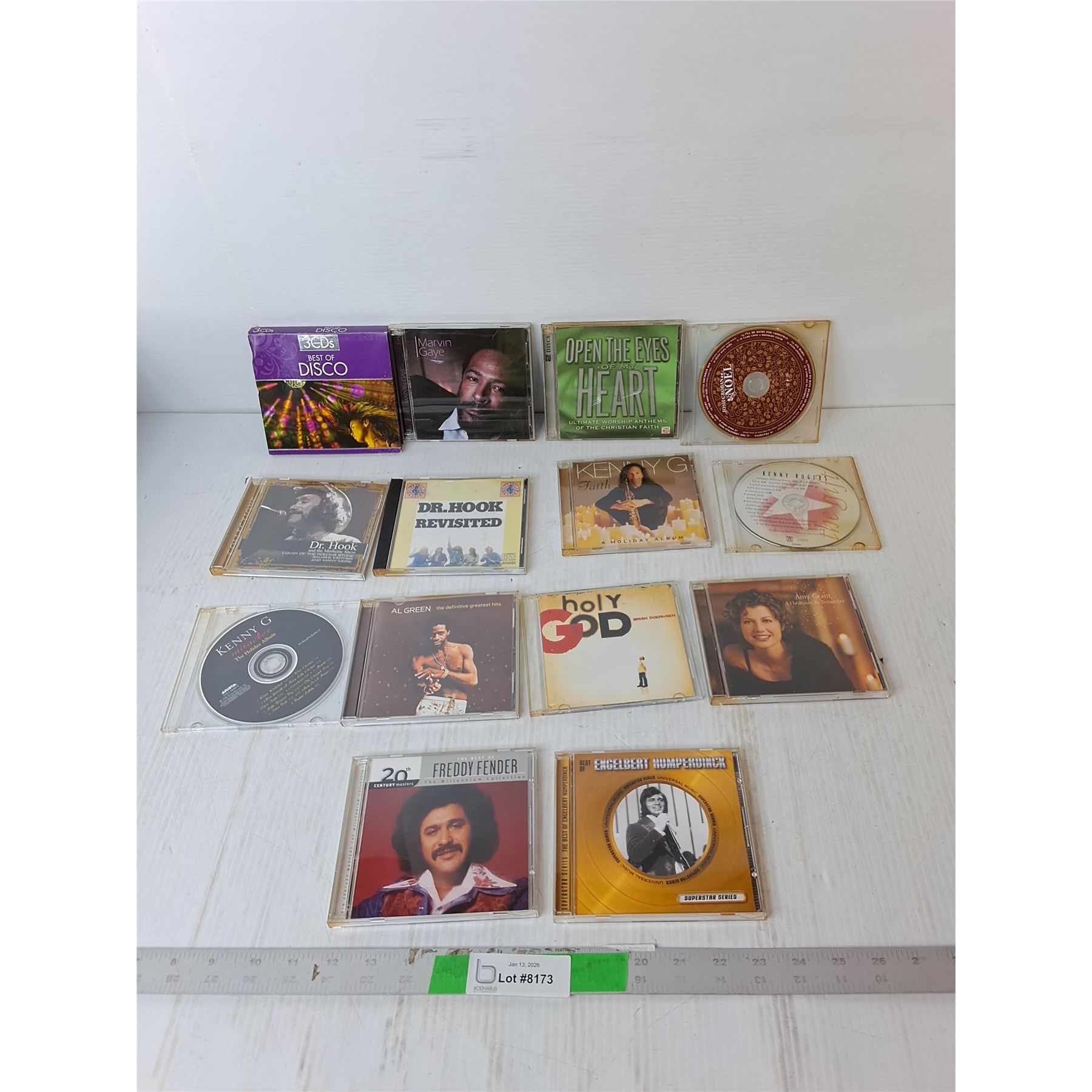 (14) CDs- Marvin Gaye, Amy Grant, Dr. Hook, Misc. - Bodnarus Auctioneering
