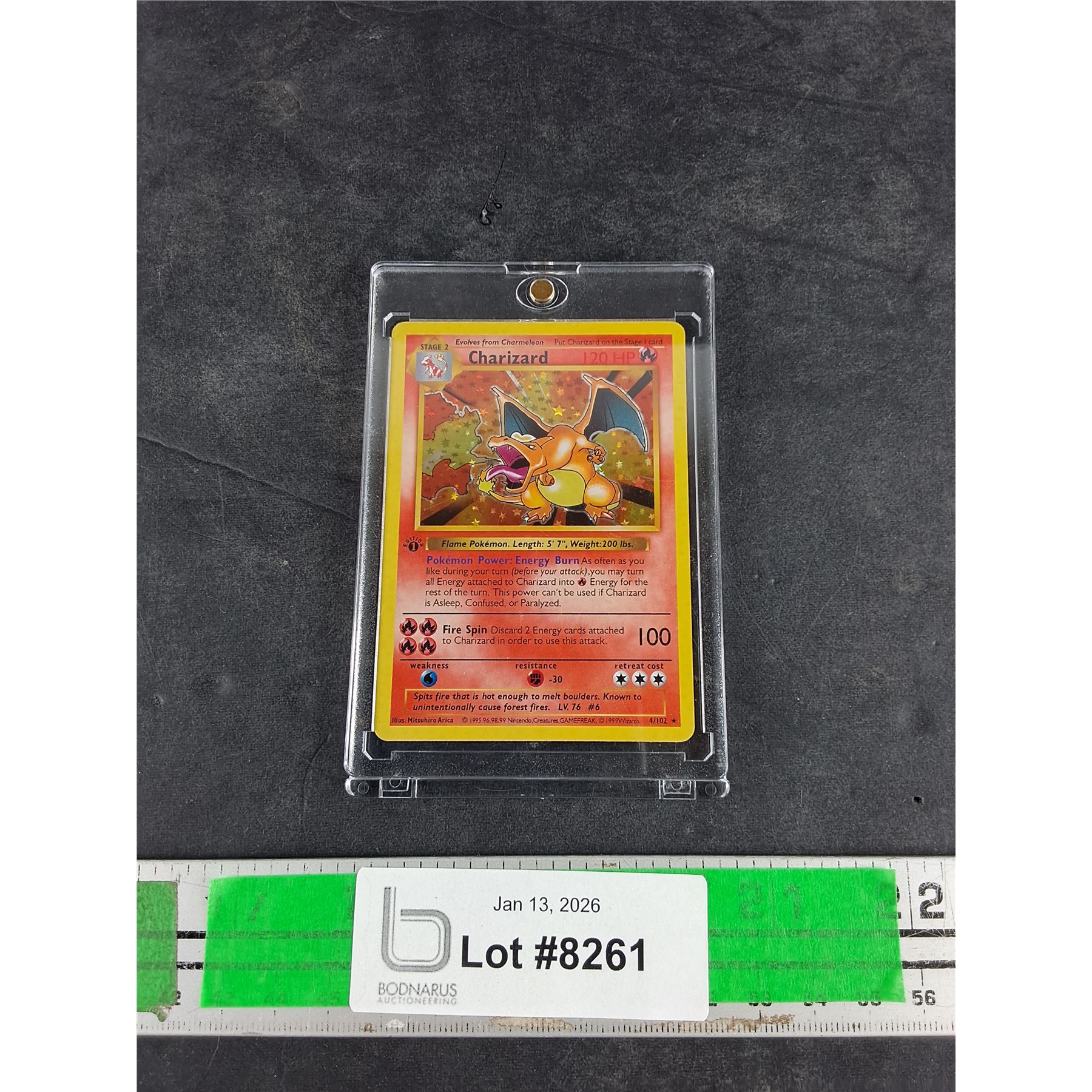 Pokemon Charizard Stage 2 Holographic Trading Card - CANNOT ...