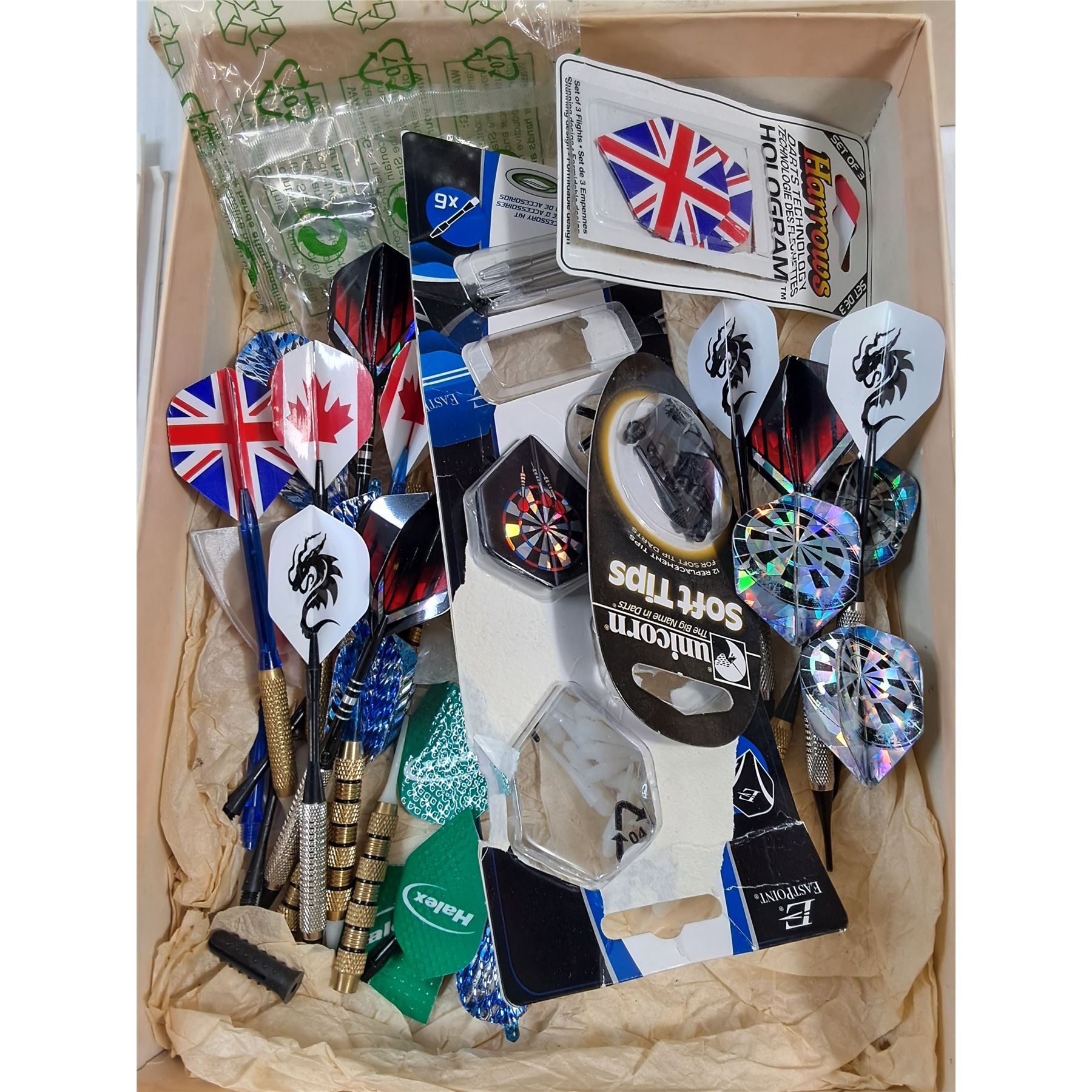 Electronic Dart Board, Collection of Darts- Did Not Power On, As Is ...