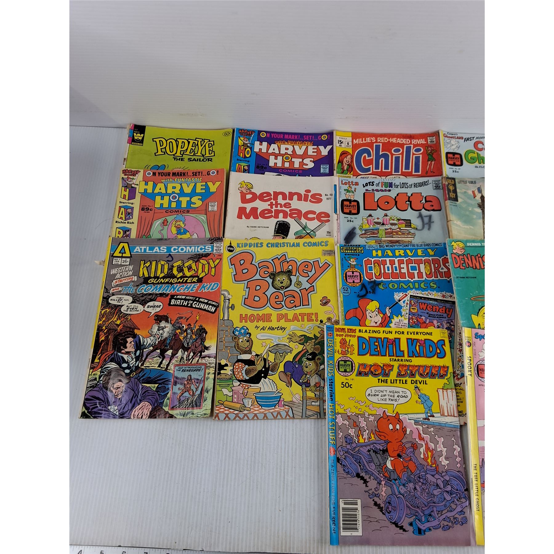 (20) Vintage Assorted Comics - Popeye The Sailor, Dennis the Menace ...