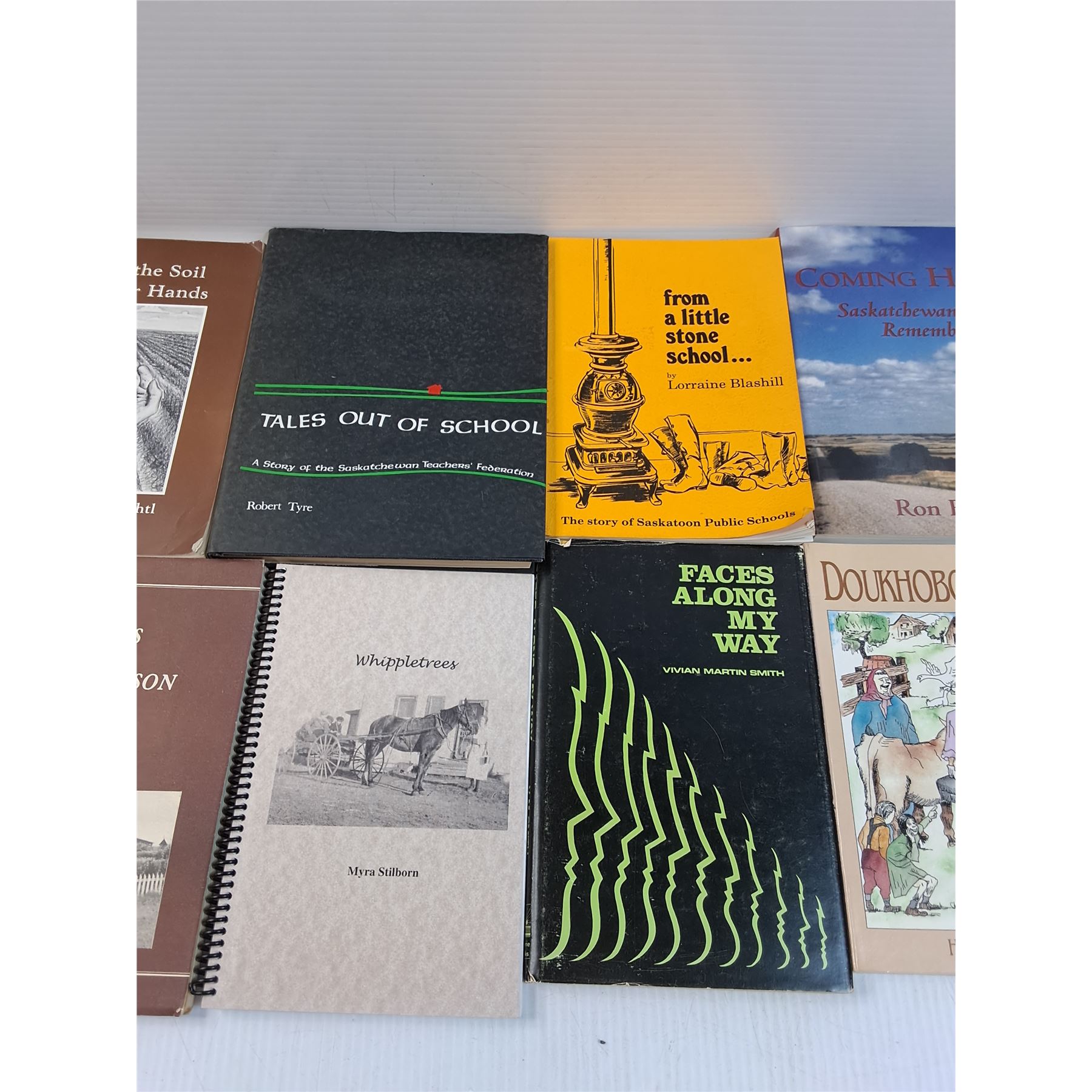 Lot of Saskatchewan Homestead Books - Bodnarus Auctioneering
