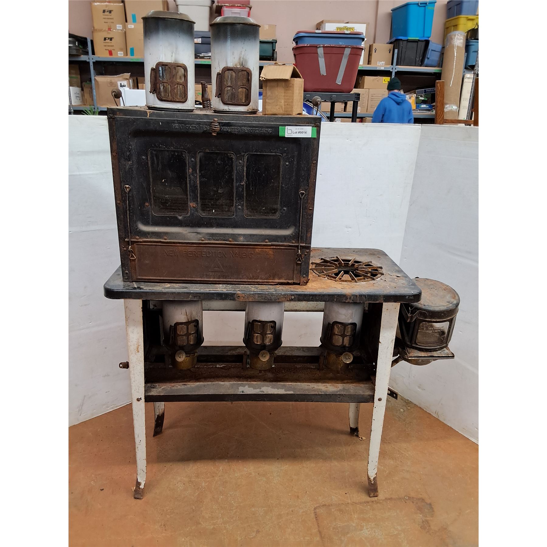 * Vintage Perfection Camping Stove w/Extra Parts - 44" x 18" x 31 ...