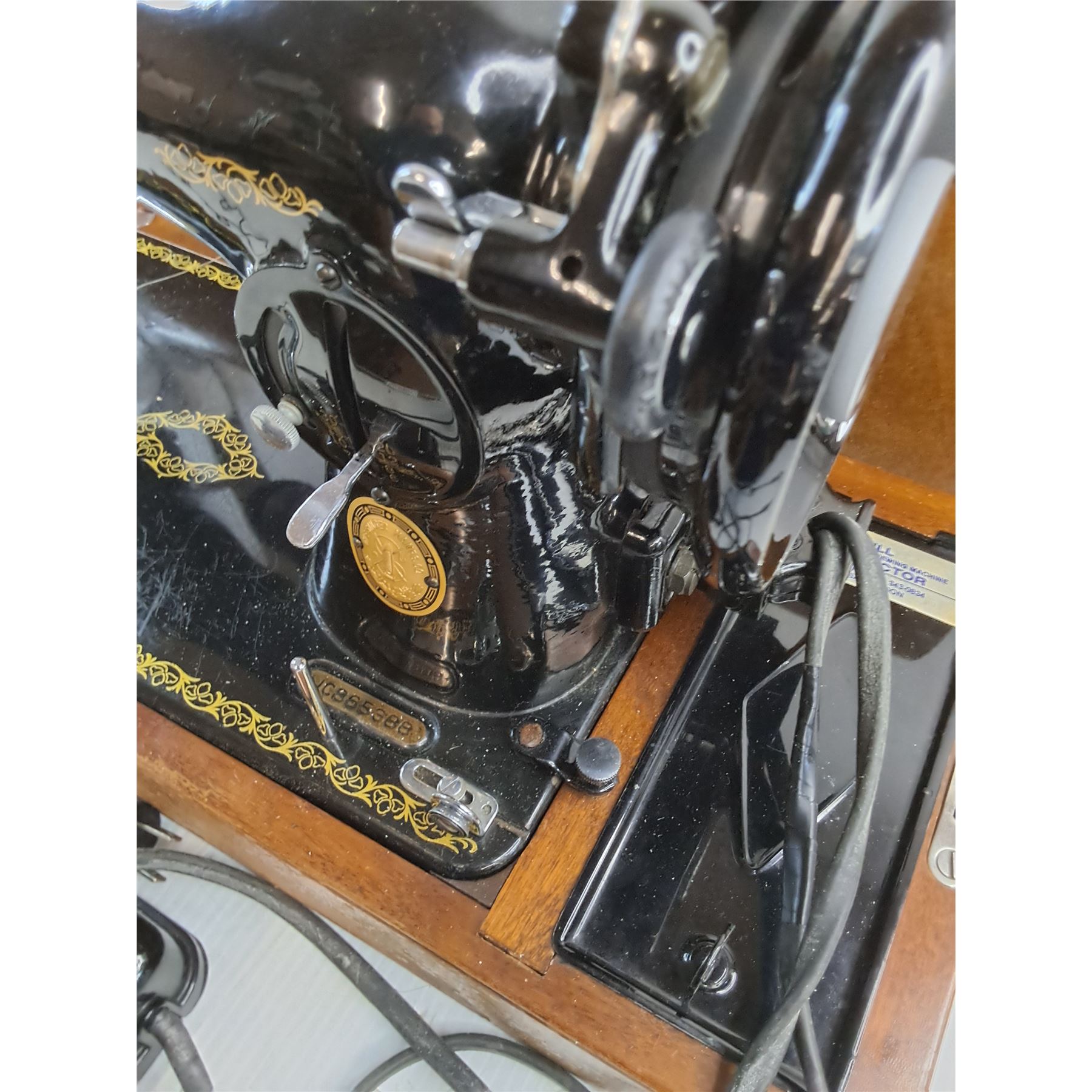 #Vintage Portable Electric Singer Sewing Machine - Working - Pickup ...