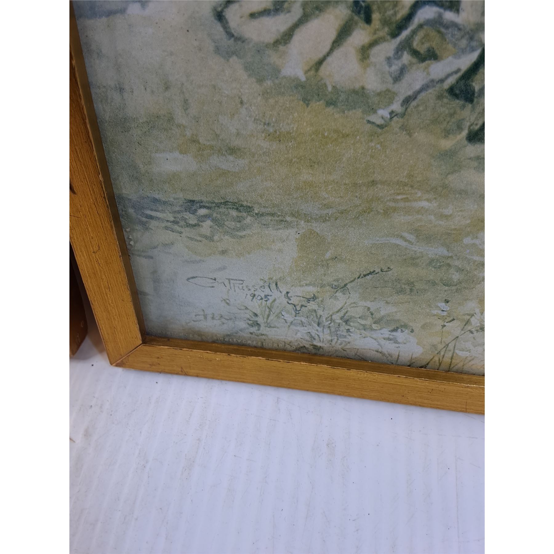 (2) Charlie Russel Pictures/Prints - Largest Size: 13" x 9" - Bodnarus ...