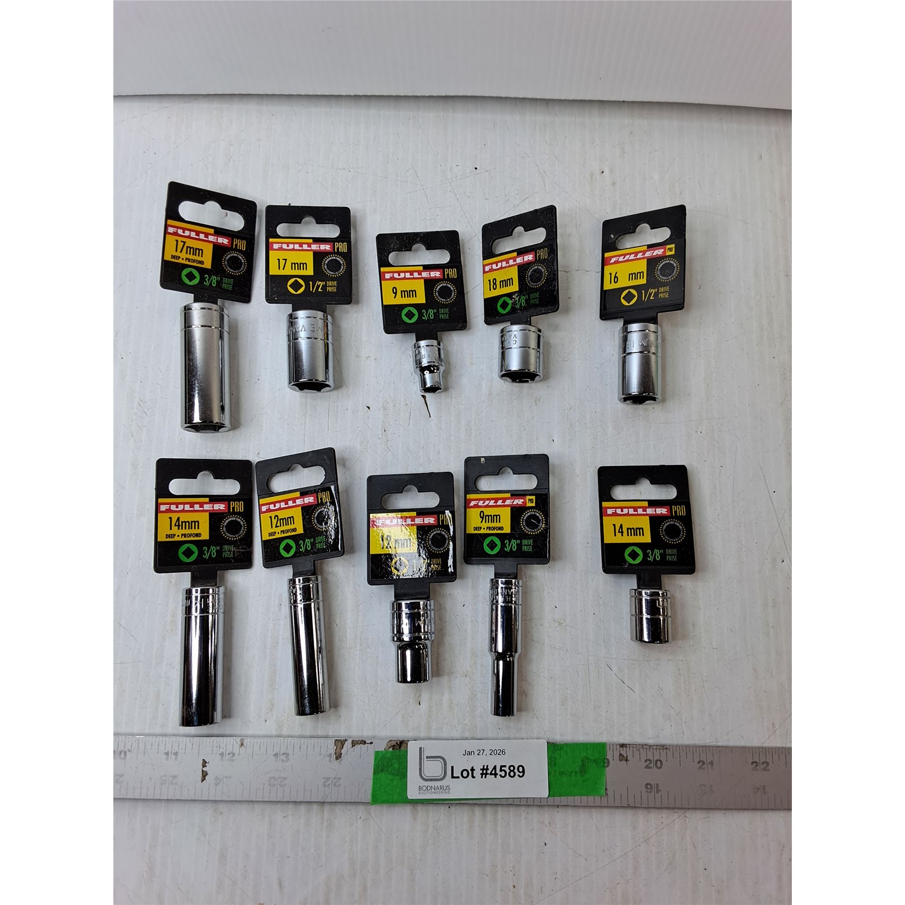 Fuller Metric Sockets- New - Bodnarus Auctioneering