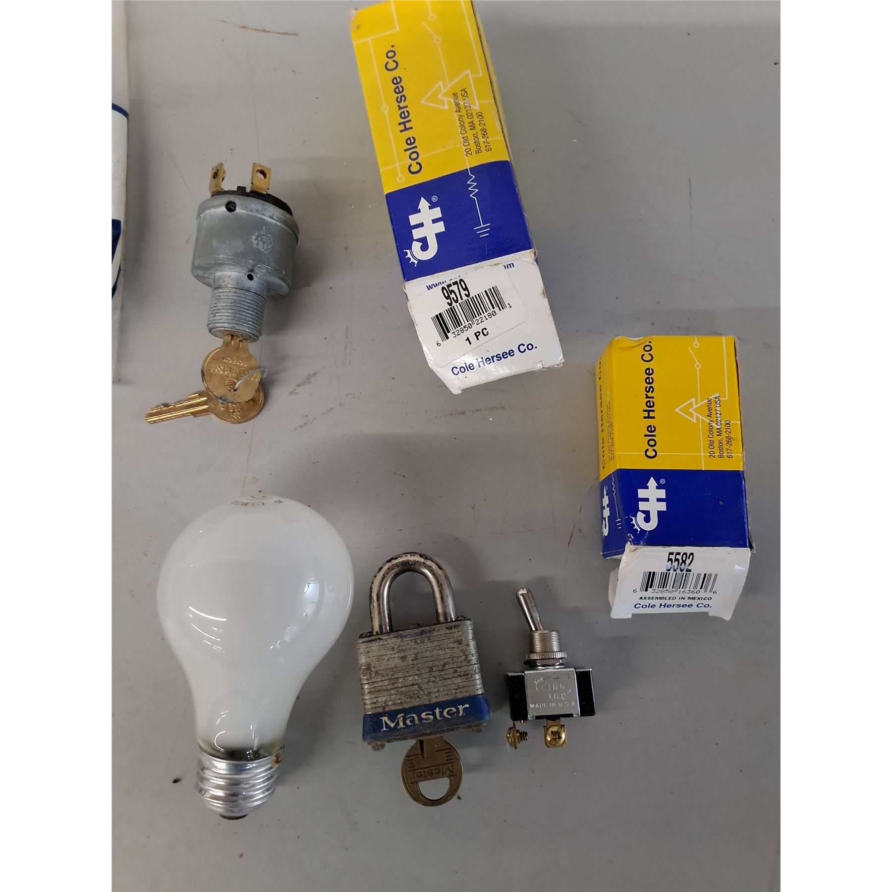 Ignition Switch, Battery Disconnct Switch, Pressure Switch, Misc ...