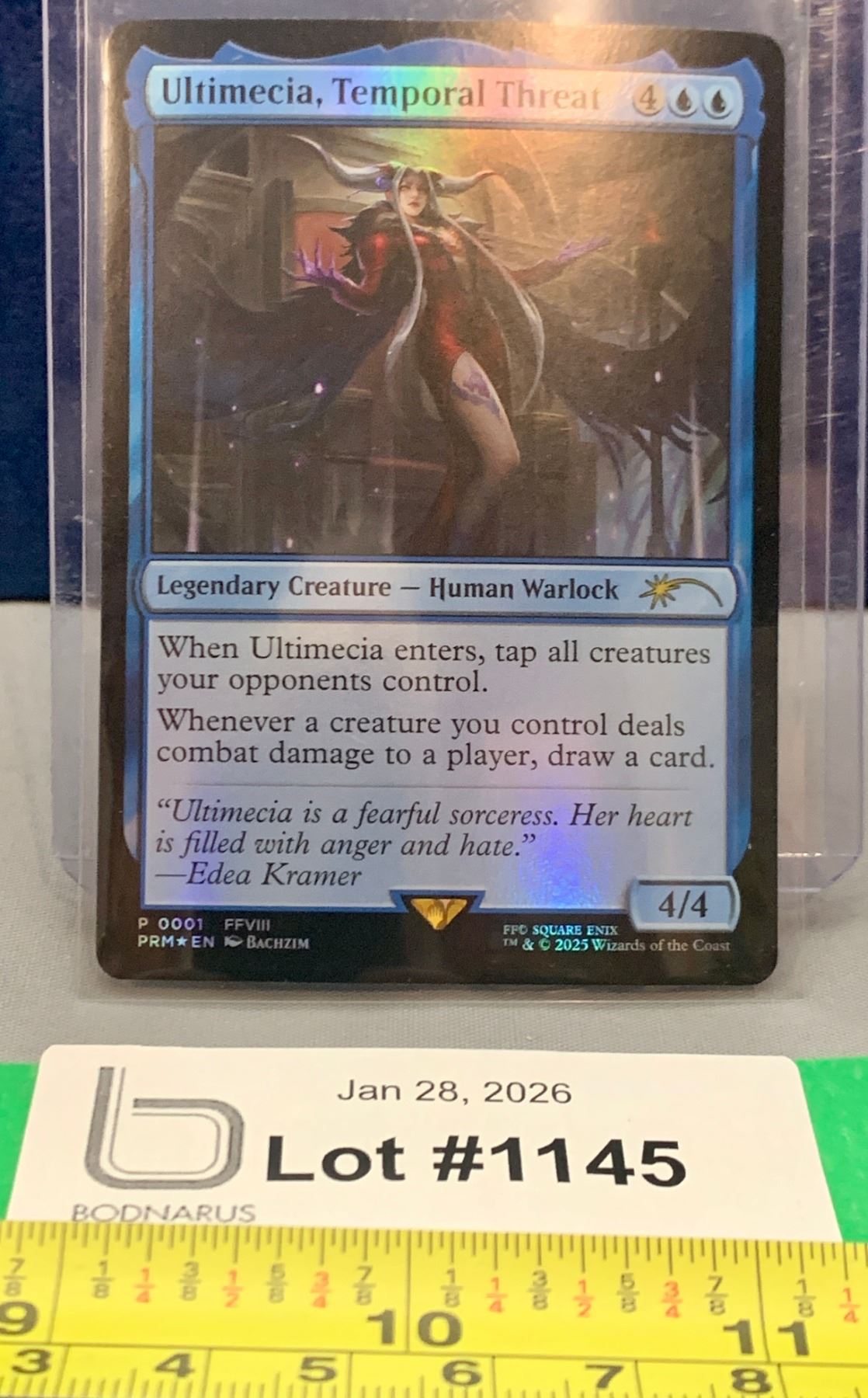 Magic The Gathering MTG Final Fantasy Rare Promo Holo Ultimecia ...