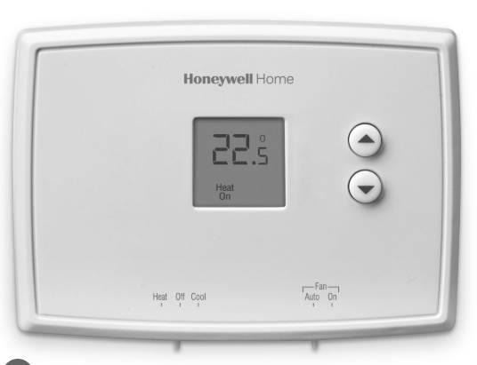 Honeywell Home RTH111B Non-Programmable Thermostat for Easy Temperature ...