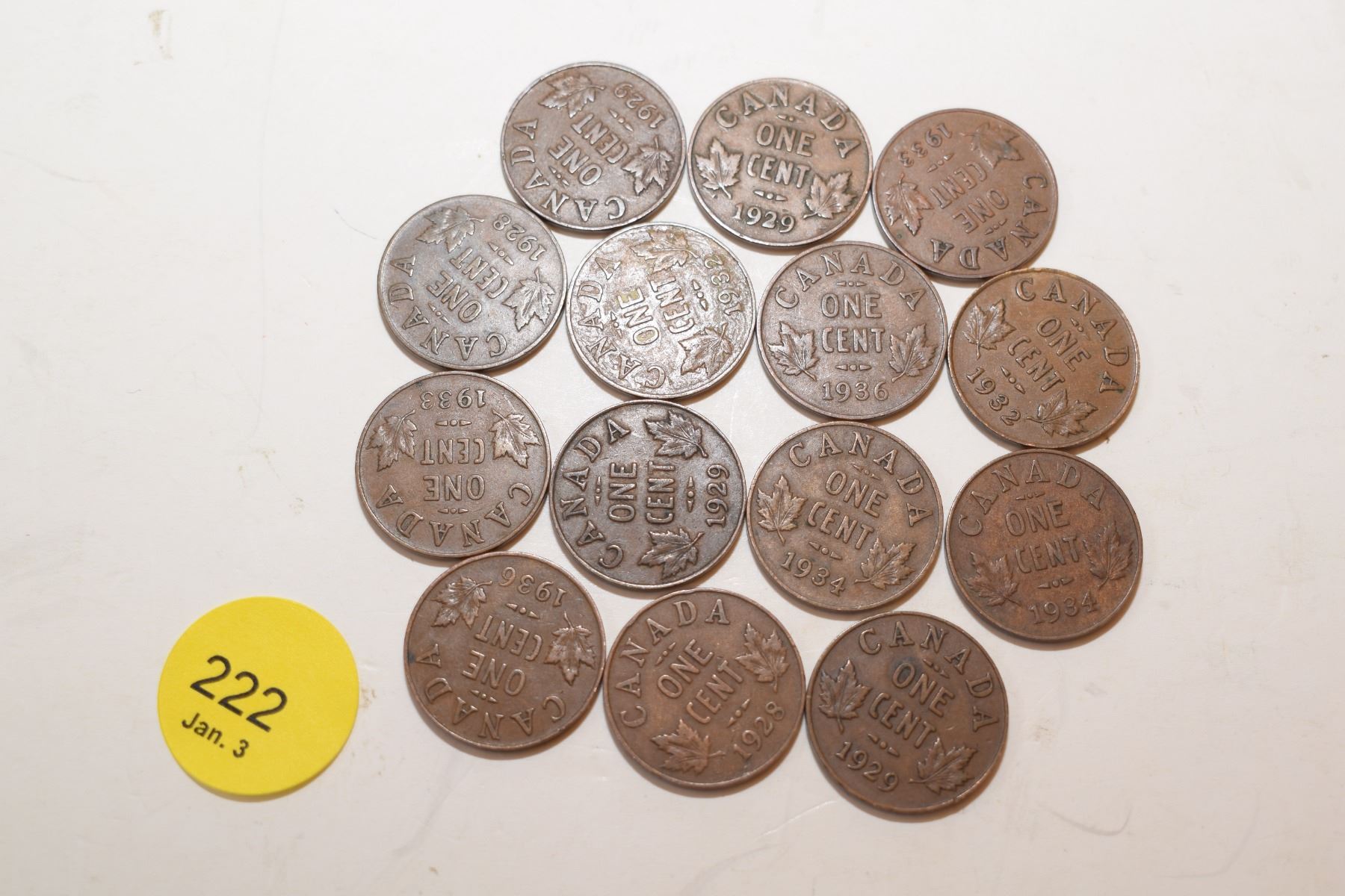(14) King George Small Cents - Schmalz Auctions
