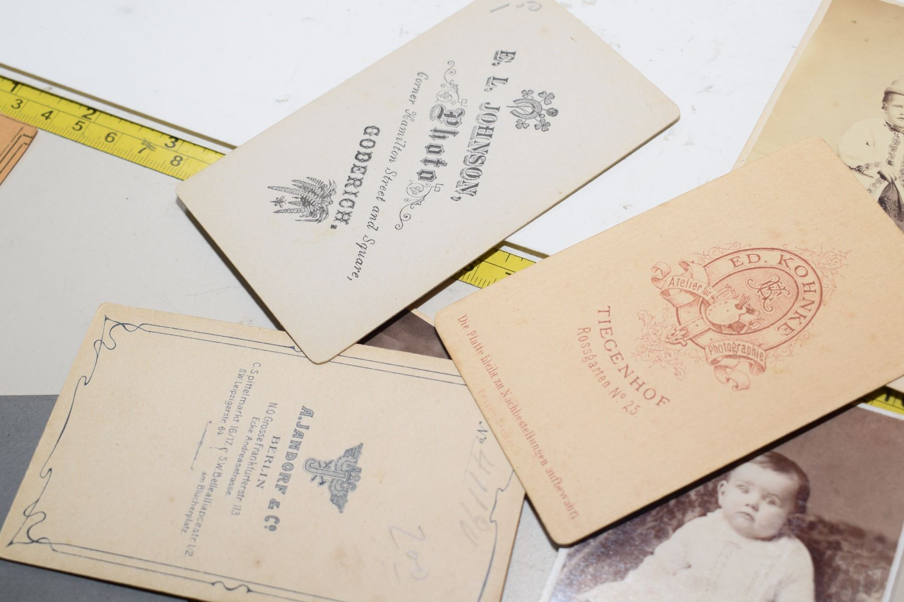 (7) Cabinet Cards etc. - Schmalz Auctions