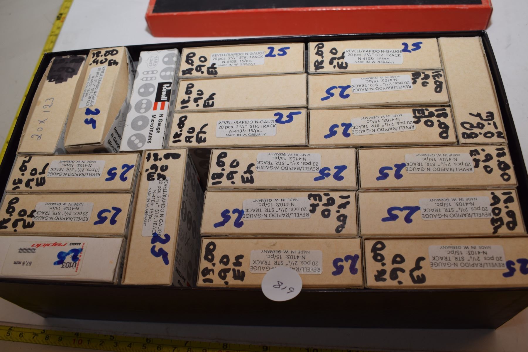 (20) Boxes Revell N Guage NOS Model Railway Tracks - Schmalz Auctions