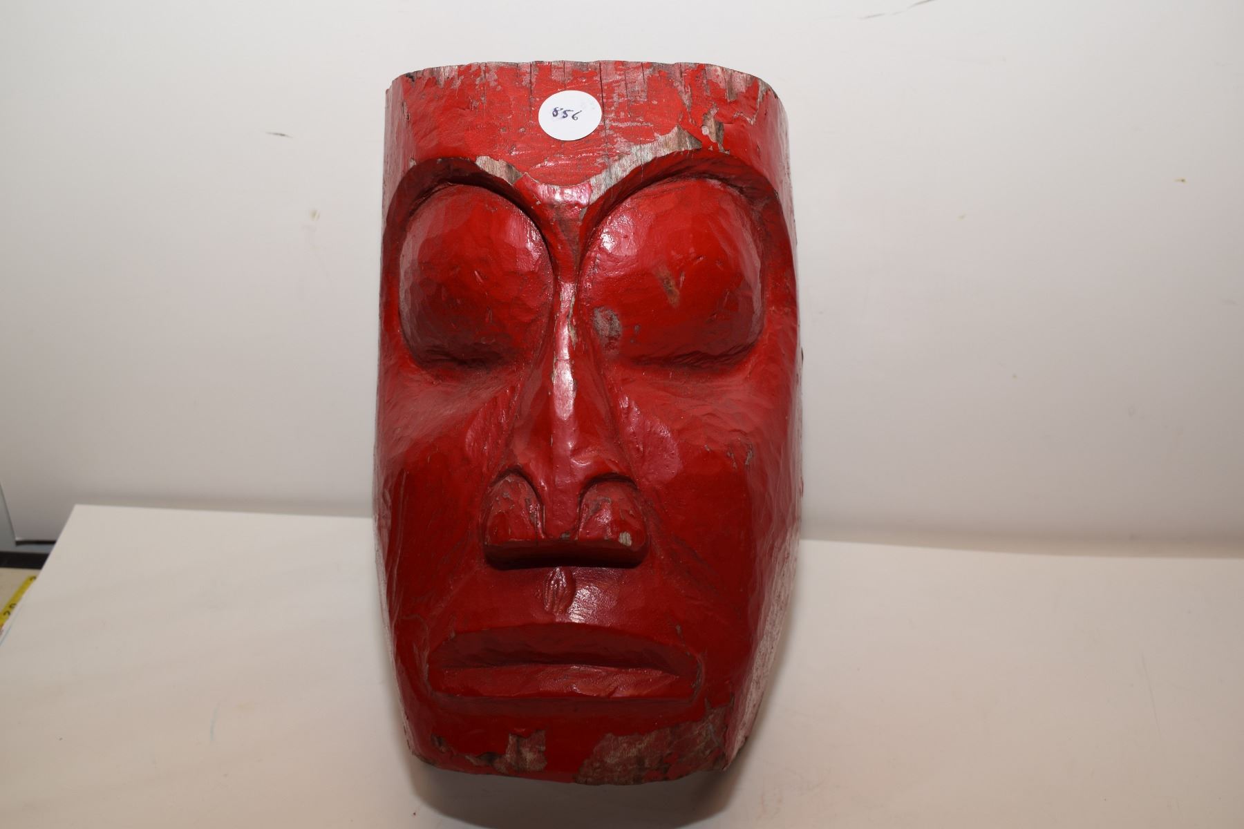 Old West Coast Indigenous Carved Wooden Mask - Schmalz Auctions