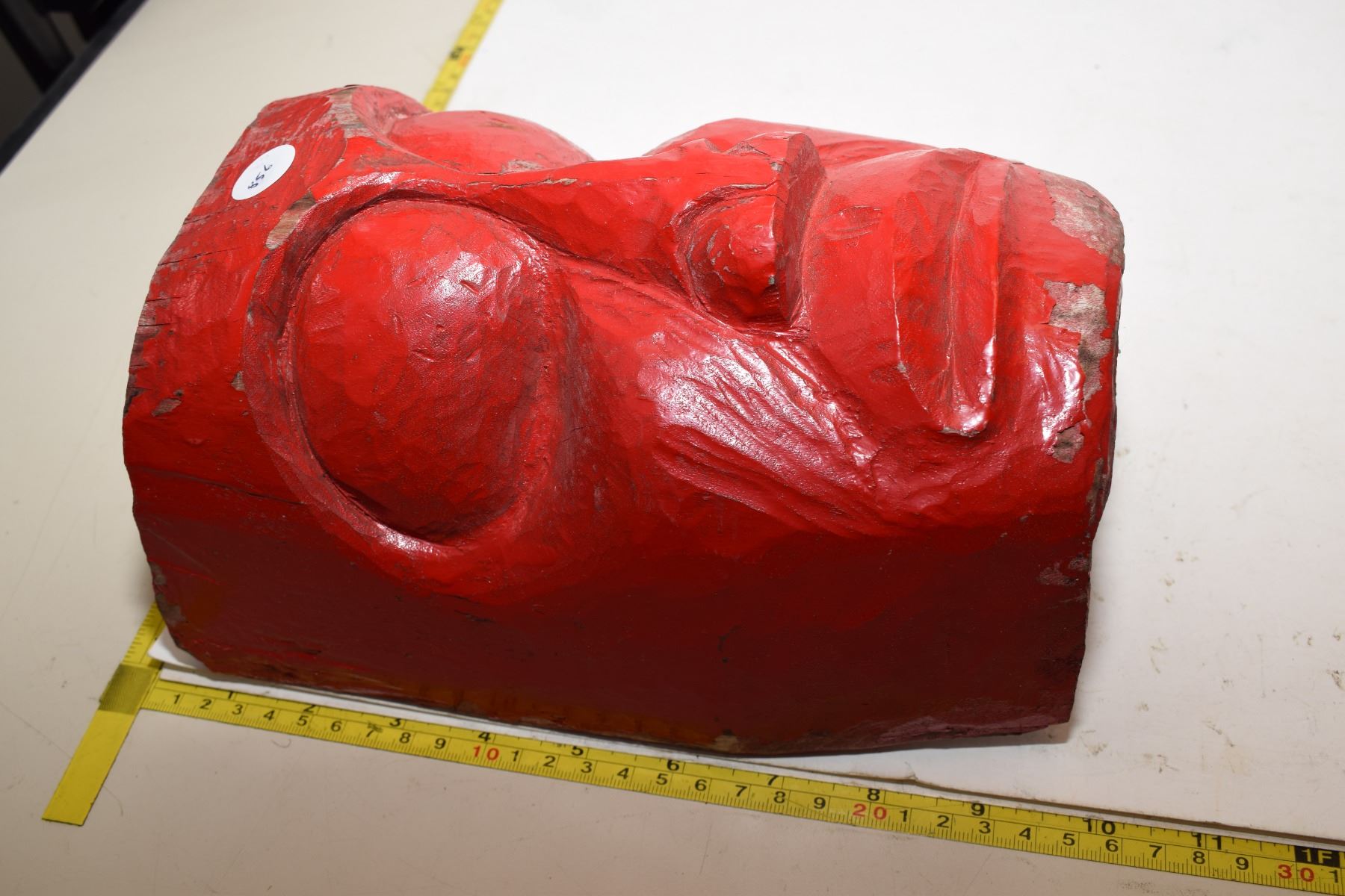 Old West Coast Indigenous Carved Wooden Mask - Schmalz Auctions