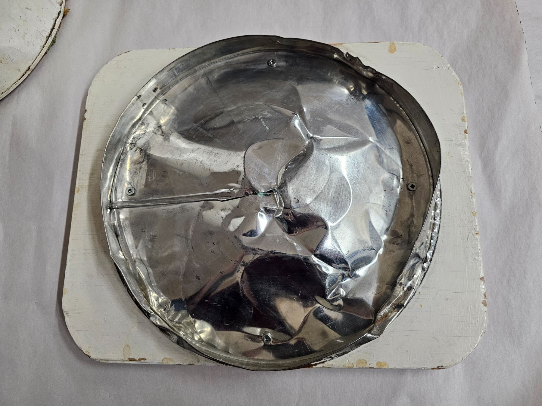 Metal Flour Bin (Table/Stool) w/ Altered Lid - Schmalz Auctions