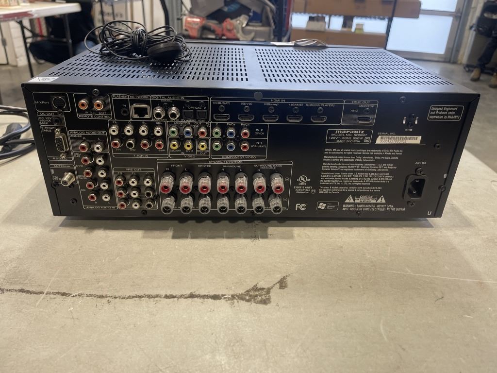 MARANTZ STEREO AV SURROUND RECEIVER MODEL SR5007 - Big Valley Auction
