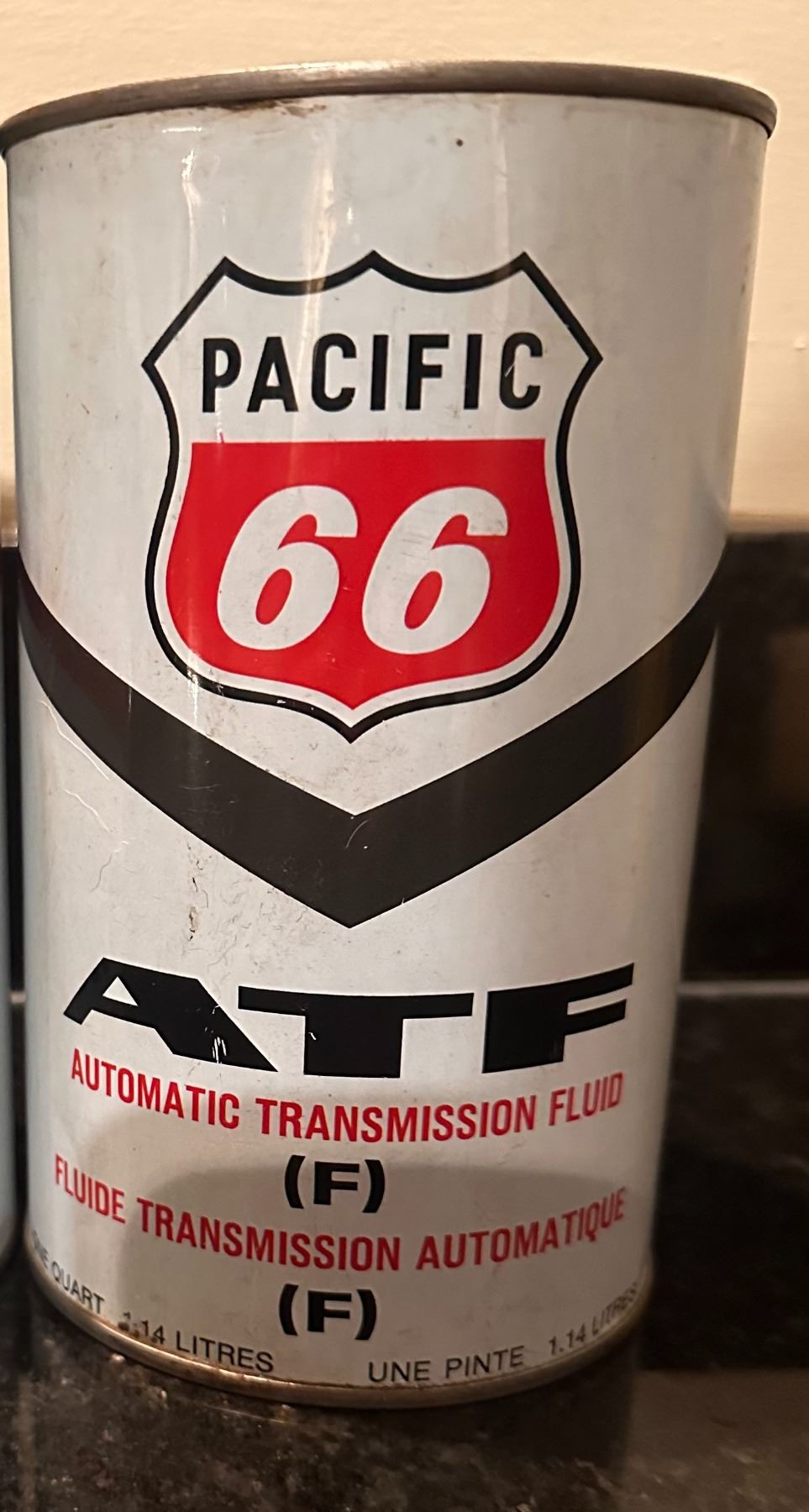 Vintage Pacific 66 ATF Quart Can