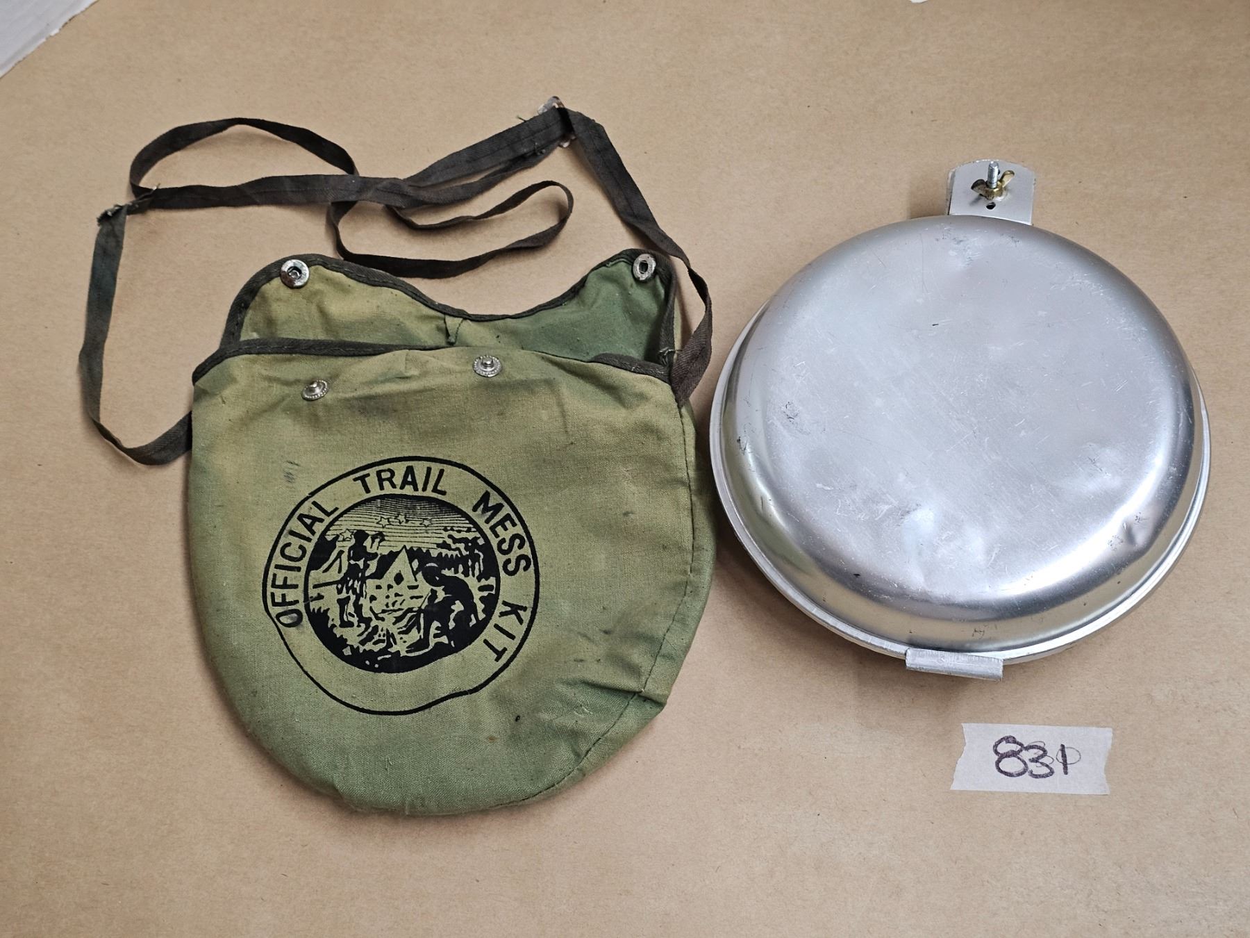 Vintage Boy Scouts Official Trail Mess Kit - Schmalz Auctions