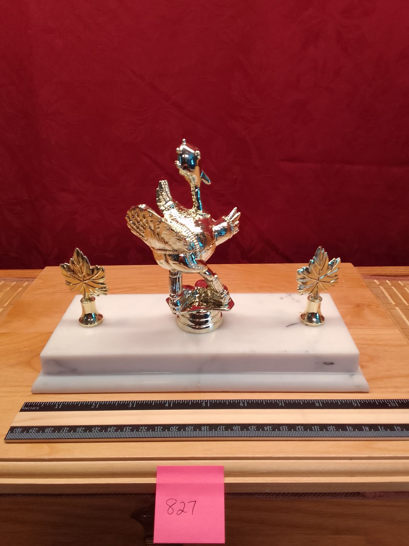 Vintage Trophy Toppers: Turkey, Pistols, Shotgun & Maple Leaves ...