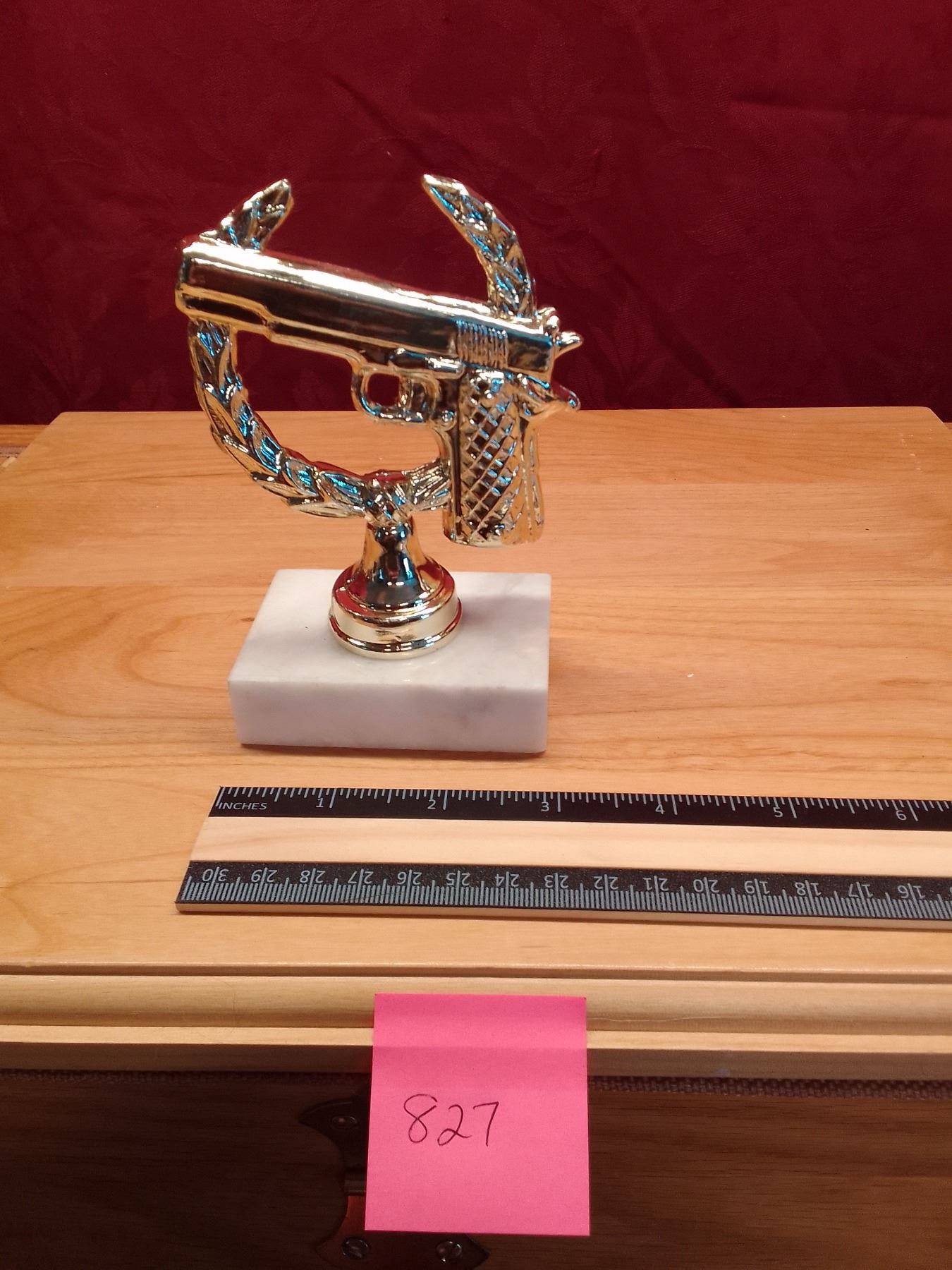 Vintage Trophy Toppers: Turkey, Pistols, Shotgun & Maple Leaves ...