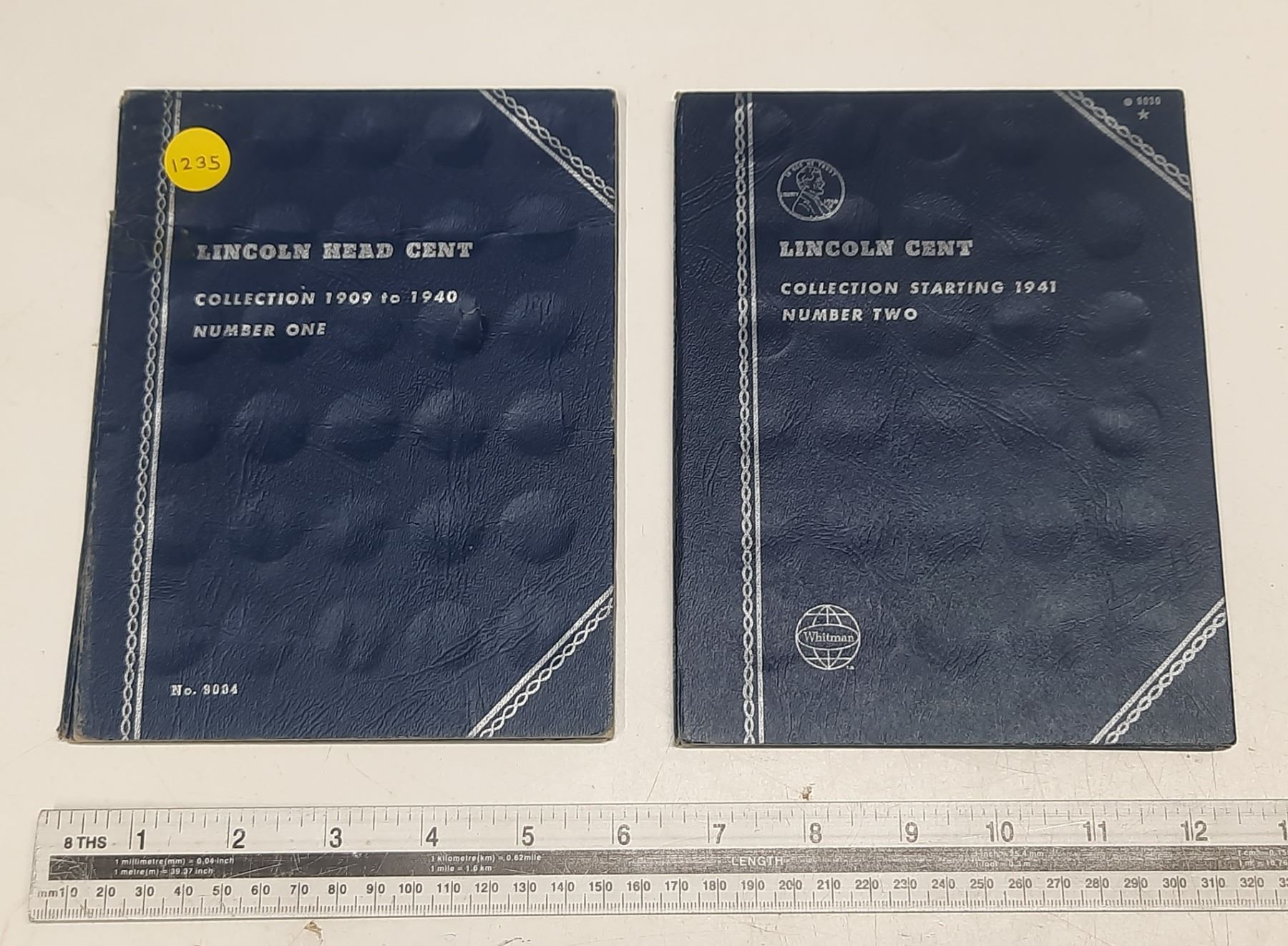 Binder of Lincoln Head Cent Collection 1909 to 1940 Number One and Two ...