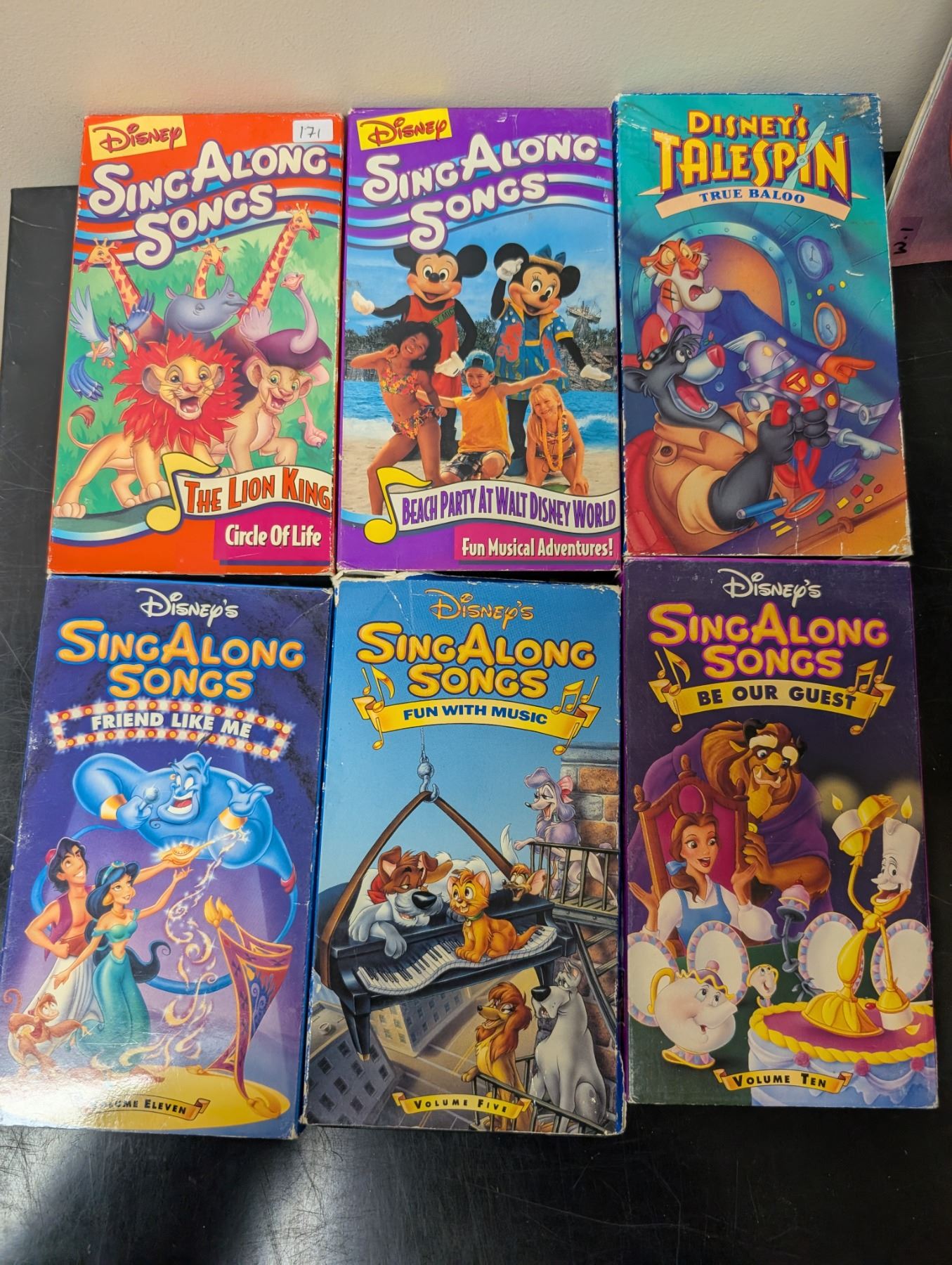 Disney Sing Along VHS,s and Disney LLPS - Schmalz Auctions