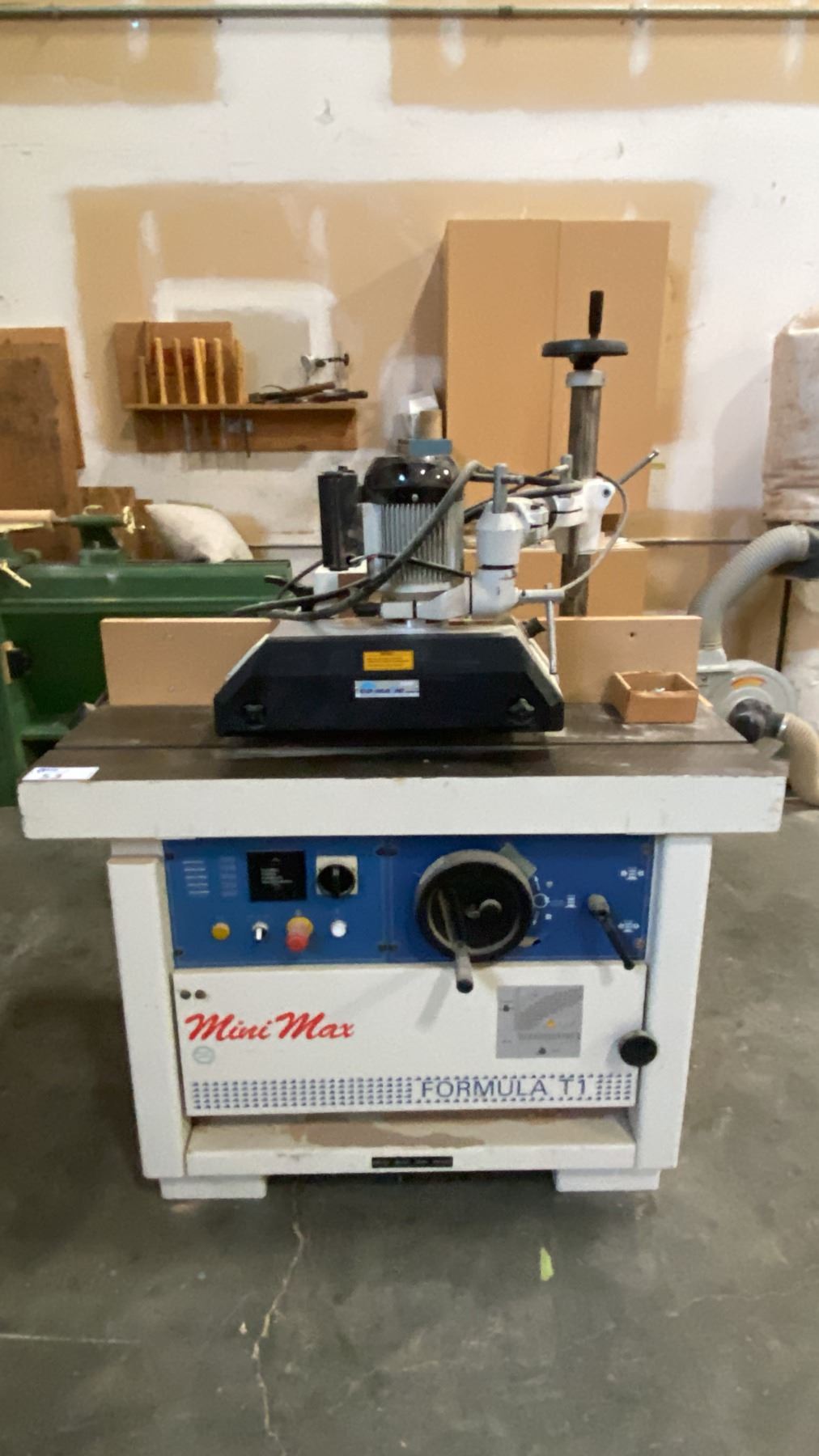 MINI MAX FORMULA T1 PROFESSIONAL GRADE WOOD SHAPER MACHINE WITH CO ...