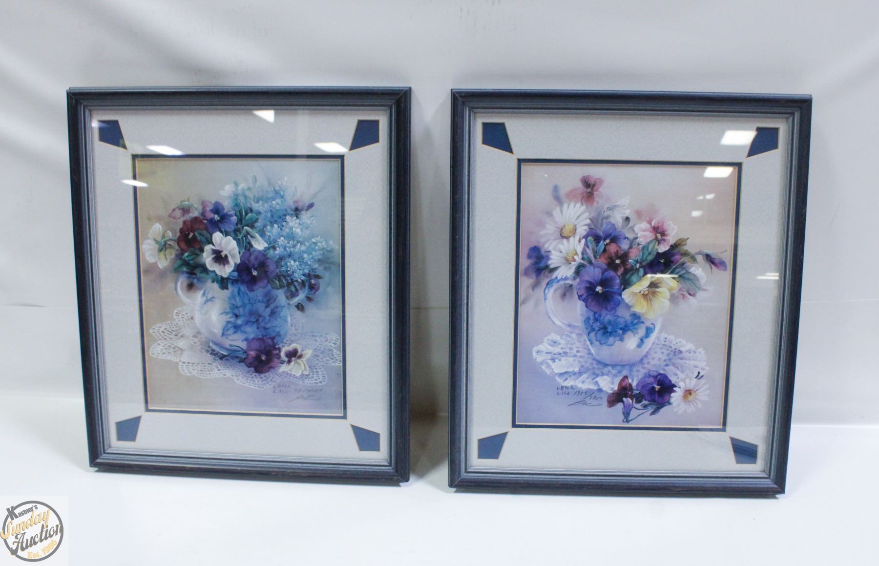 PAIR OF LENA LIH NUMBERED ARTWORKS