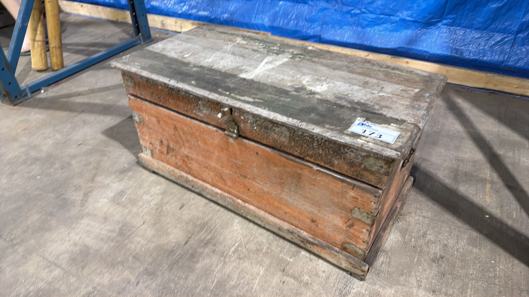 RUSTIC WOODEN TRUNK - Able Auctions