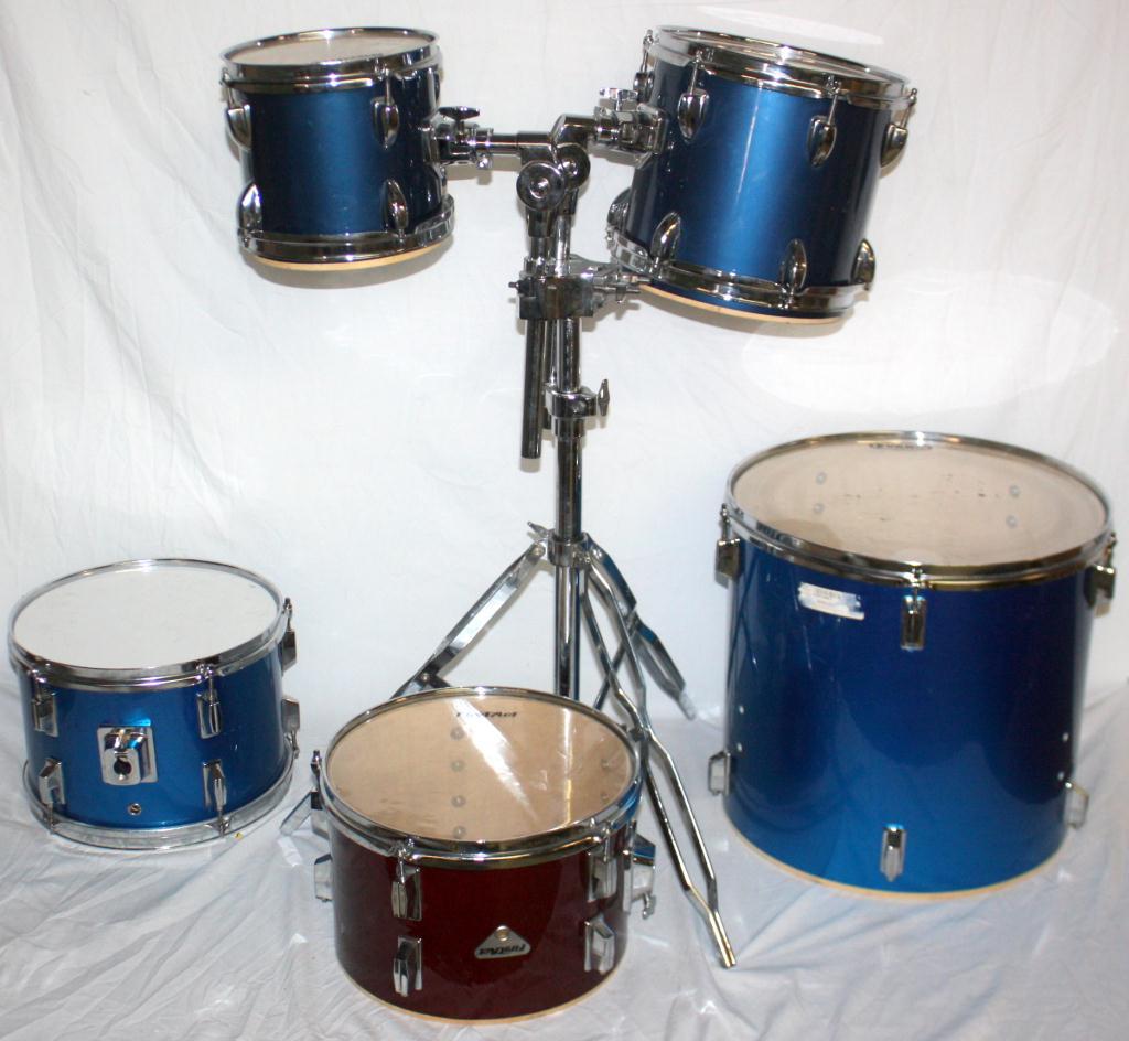 5 Pc. Drum Set and Stand