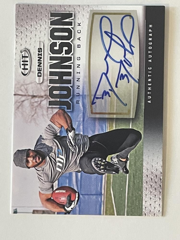 Dennis Johnson signed autograph card