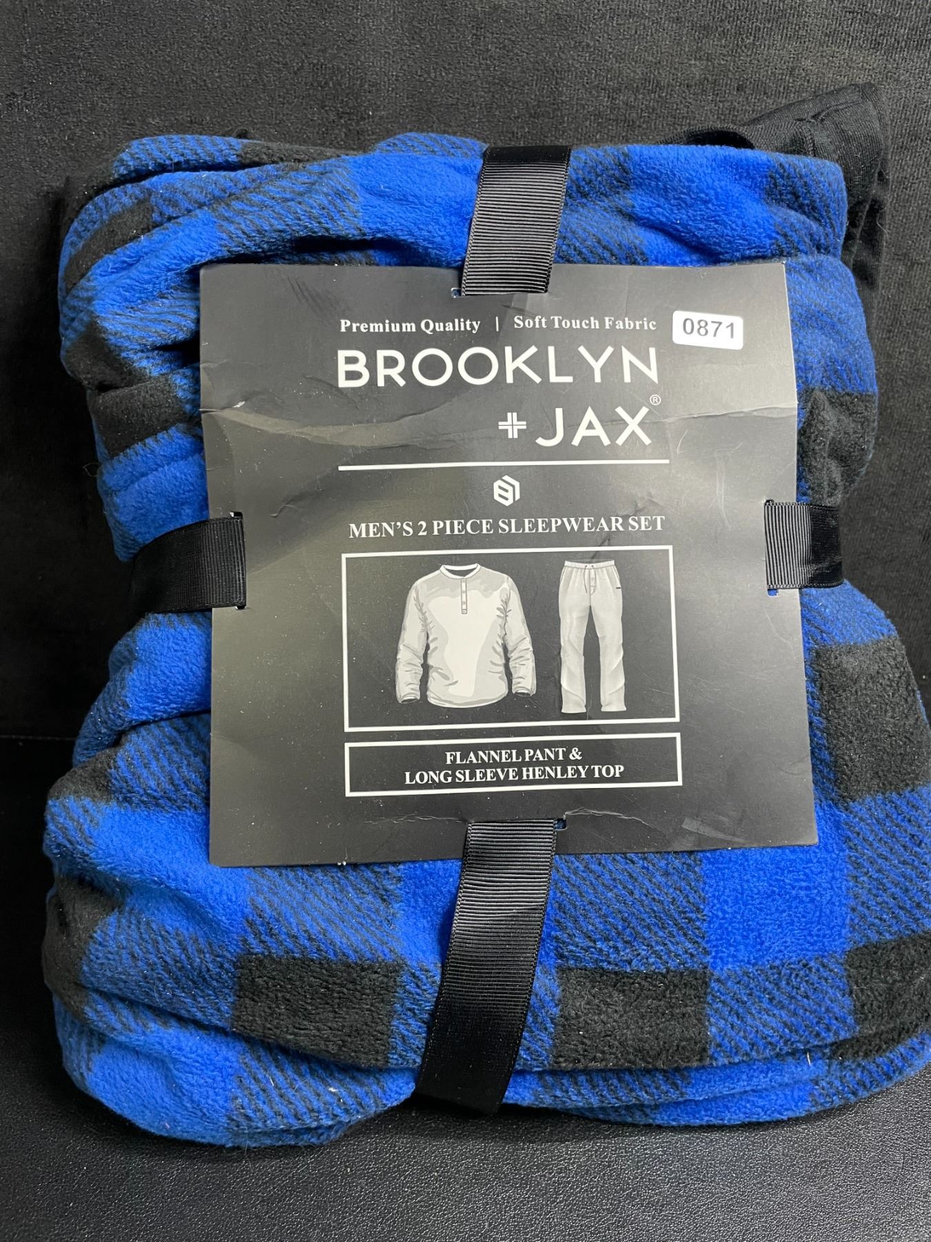 Brooklyn + Jax Men's 2 Piece Sleepwear Set (Size XXL) Flannel Pants ...
