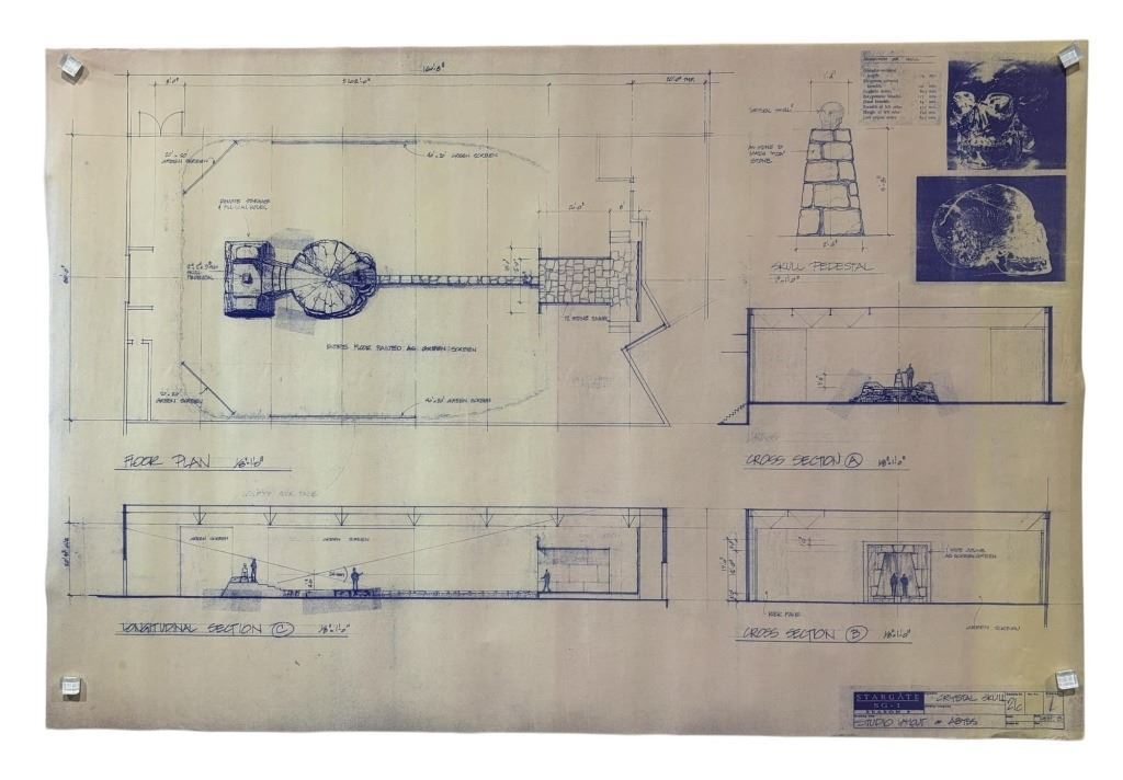 Stargate SG-1 (1997-2007) - Production Blueprint "Studio Layout of ...