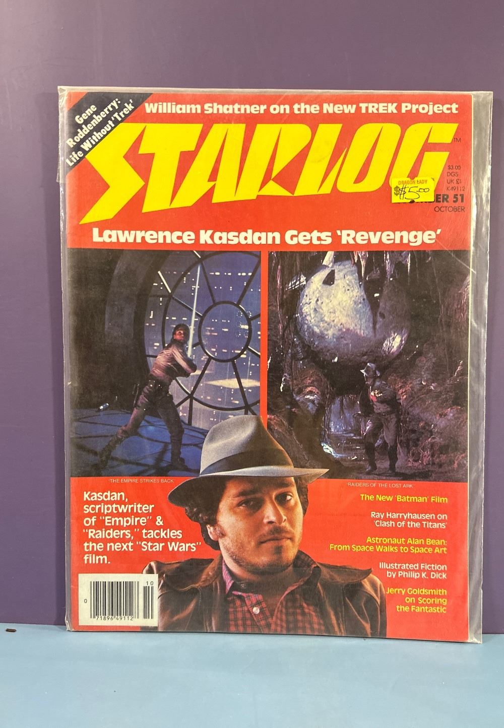 Starlog Magazine #51 Oct 1981 Shatner/Star Trek, Kasdan/Star Wars