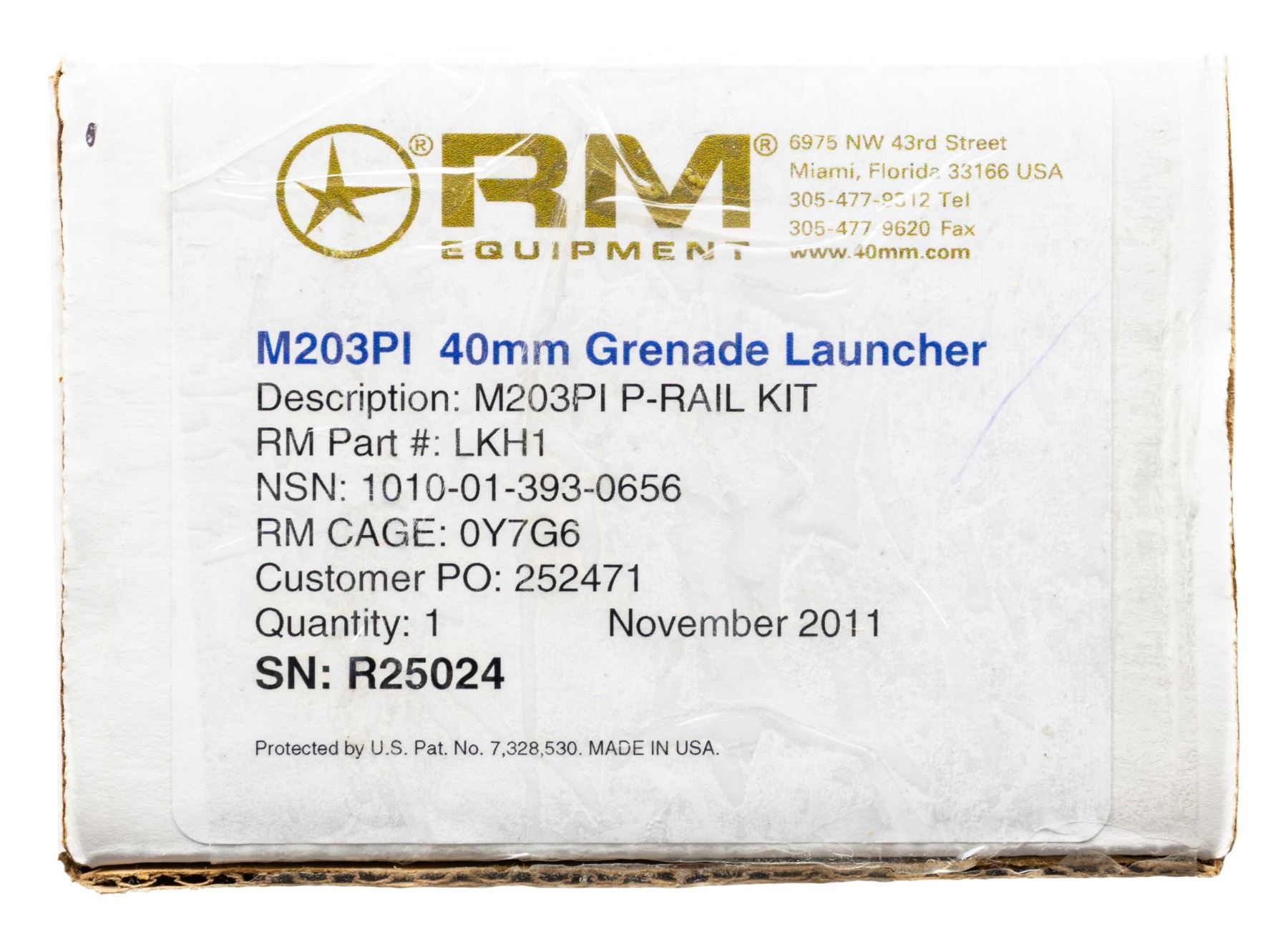 AS NEW RM EQUIPMENT M-203 PI 40MM GRENADE LAUNCHER - Poulin Auctions