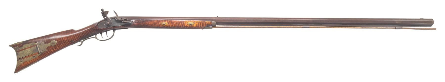 ASSEMBLED FLINTLOCK HALF STOCK RIFLE - Poulin Auctions
