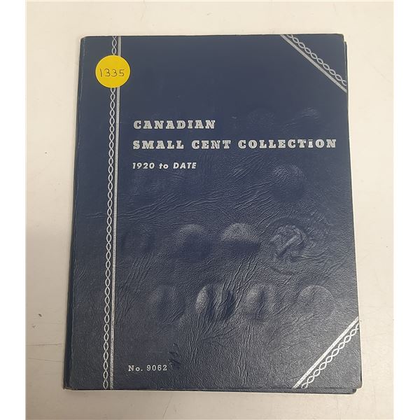 1920-1972 Canadian Small Cent Blue Whitman - 42 Coins - Schmalz Auctions