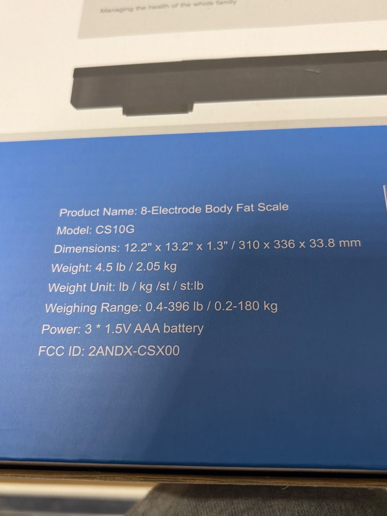 GE Smart Scale for Body Weight: 8-Electrode Digital Bathroom Scale for ...