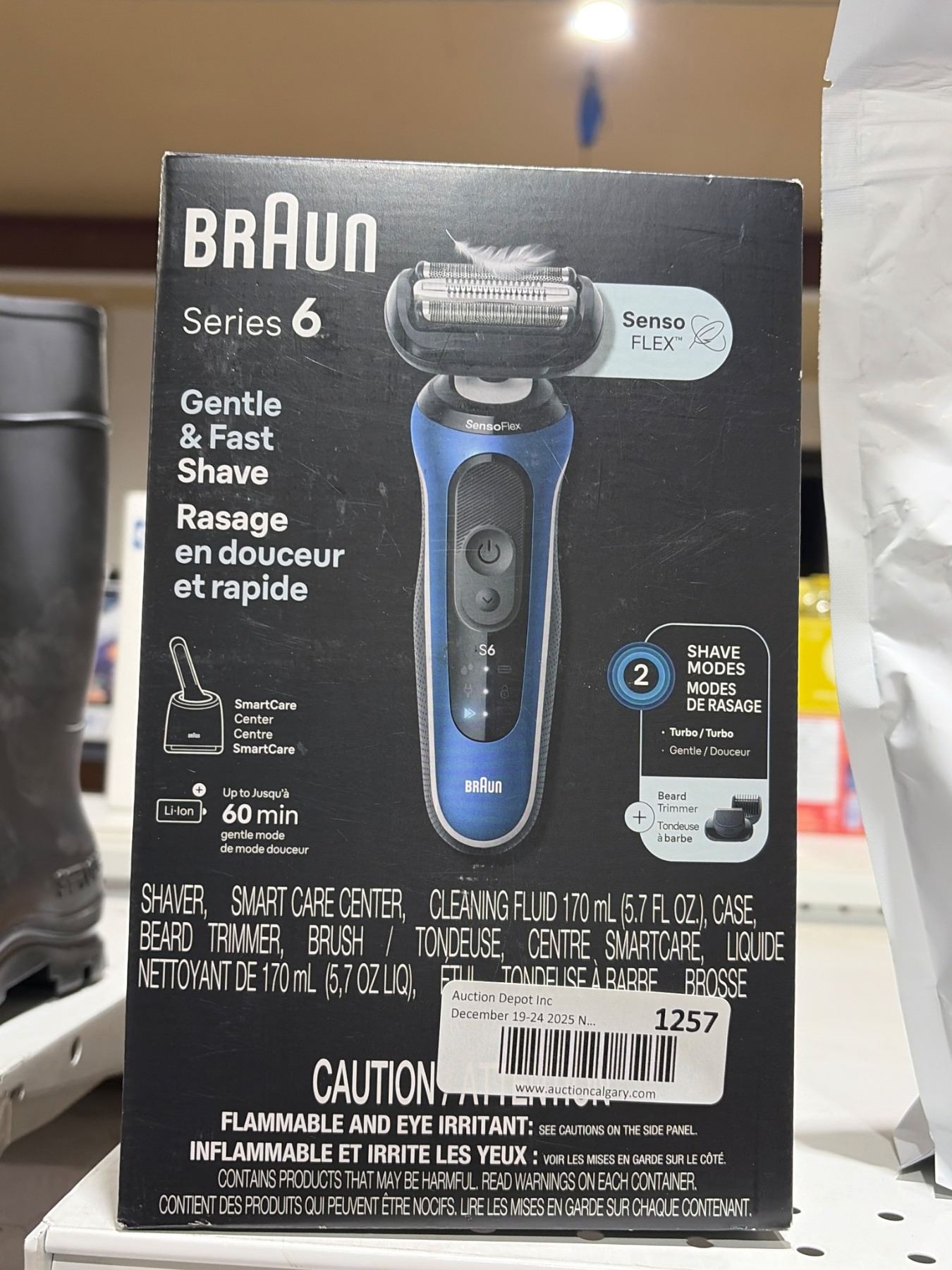 Braun Series 6 Electric Shaver with SensoFlex and Accessories