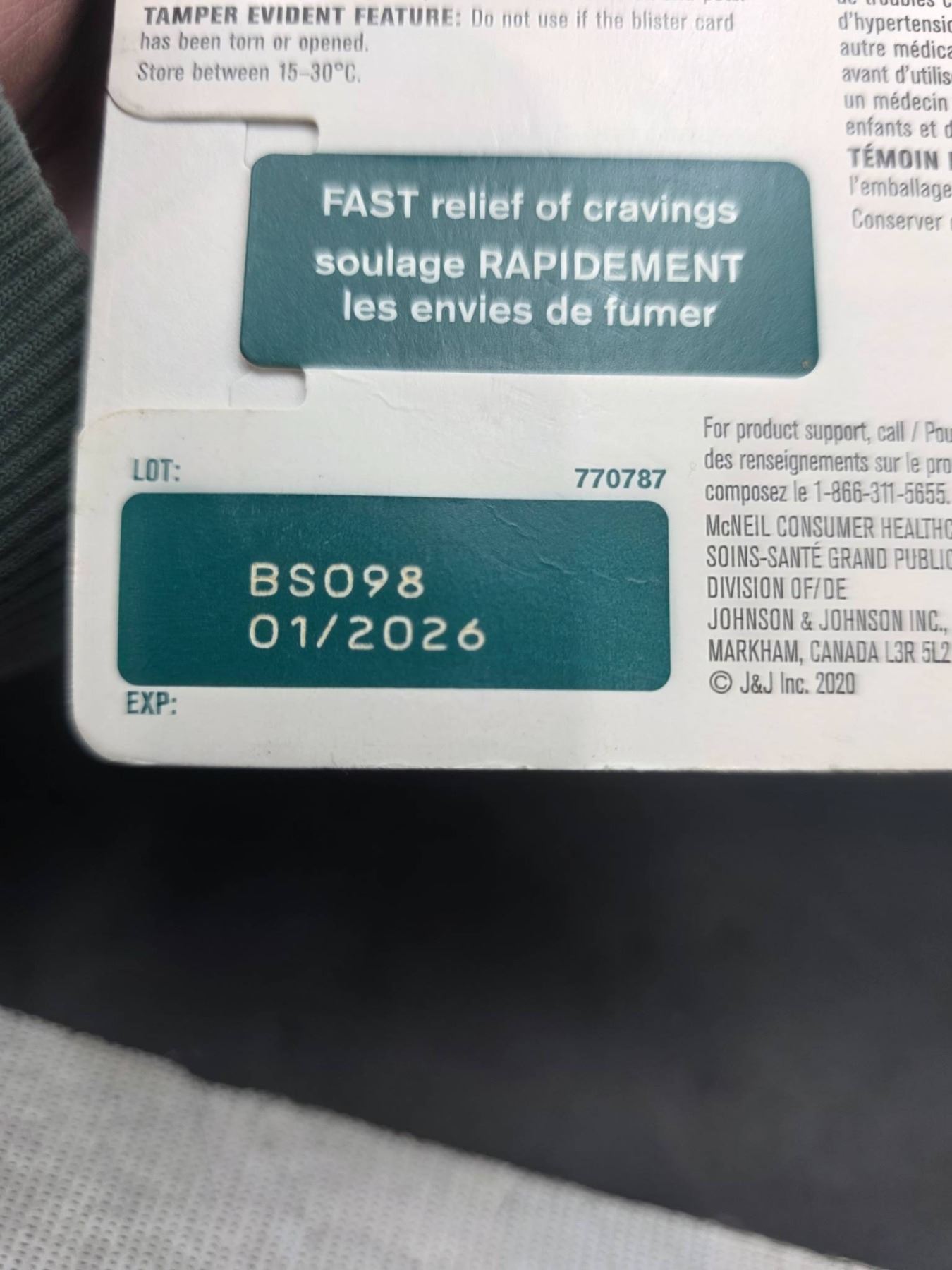 Nicorette 2 mg Nicotine Lozenge Mint 4×20 count Lozenges – Exp 01/2026