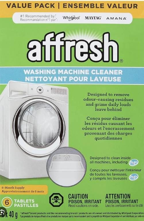 Affresh Washing Machine Cleaner Tablets, 6 x 40g