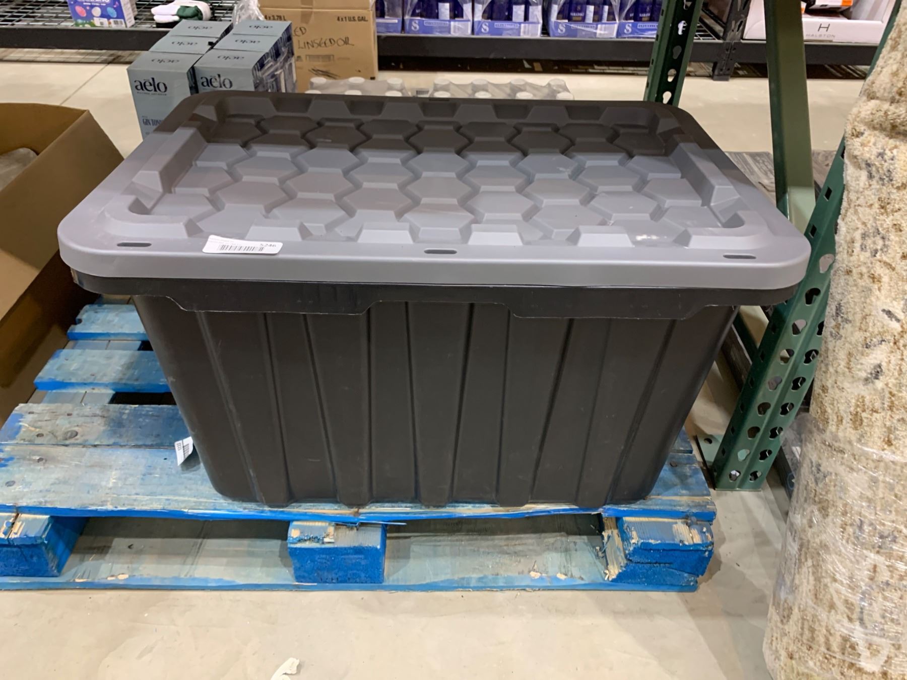 Tuff Store Heavy-Duty Storage Box, 102 Liters/27 Gallons, Model 2277460