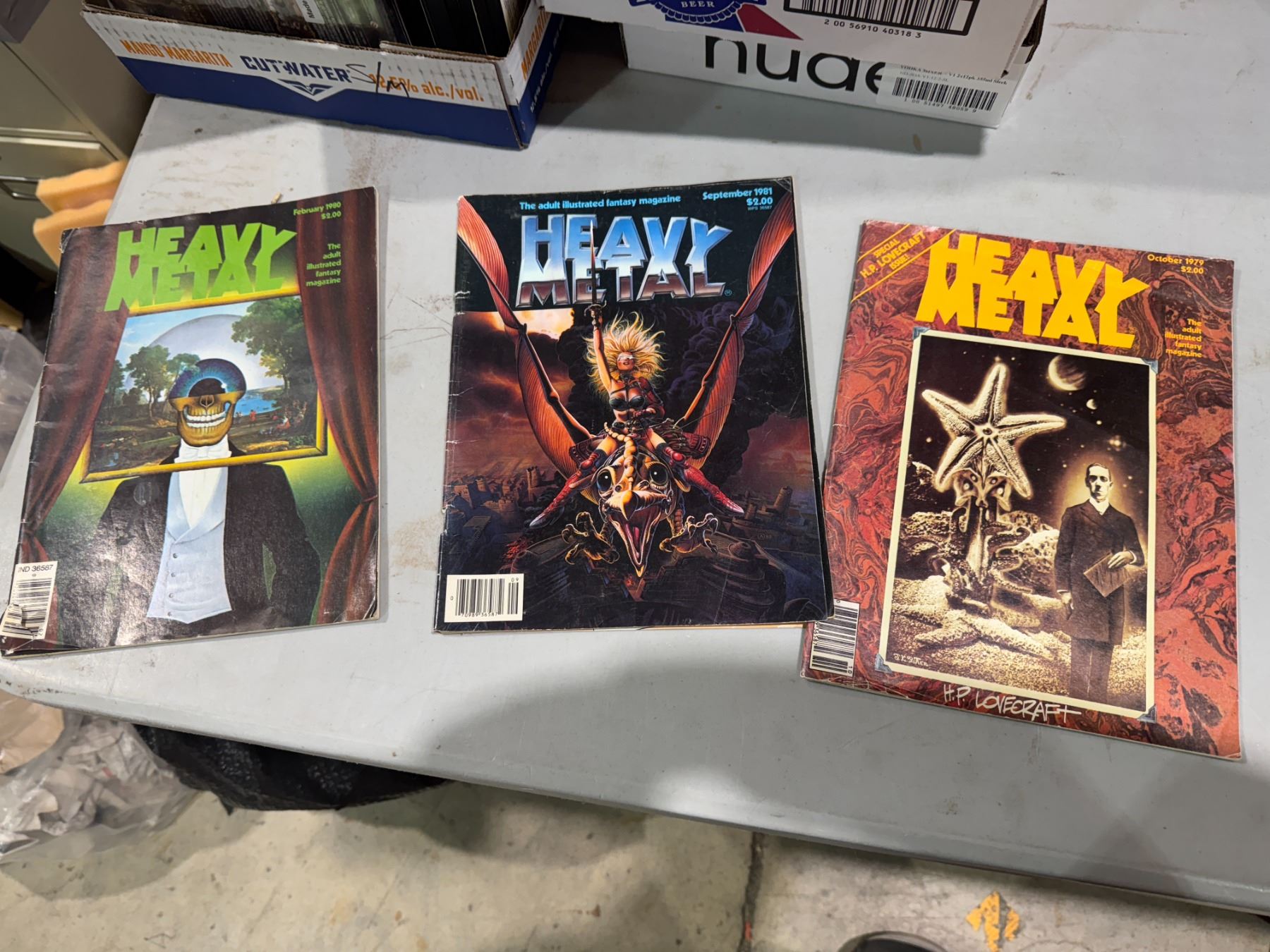 Heavy metal magazines, 1970s/1980s