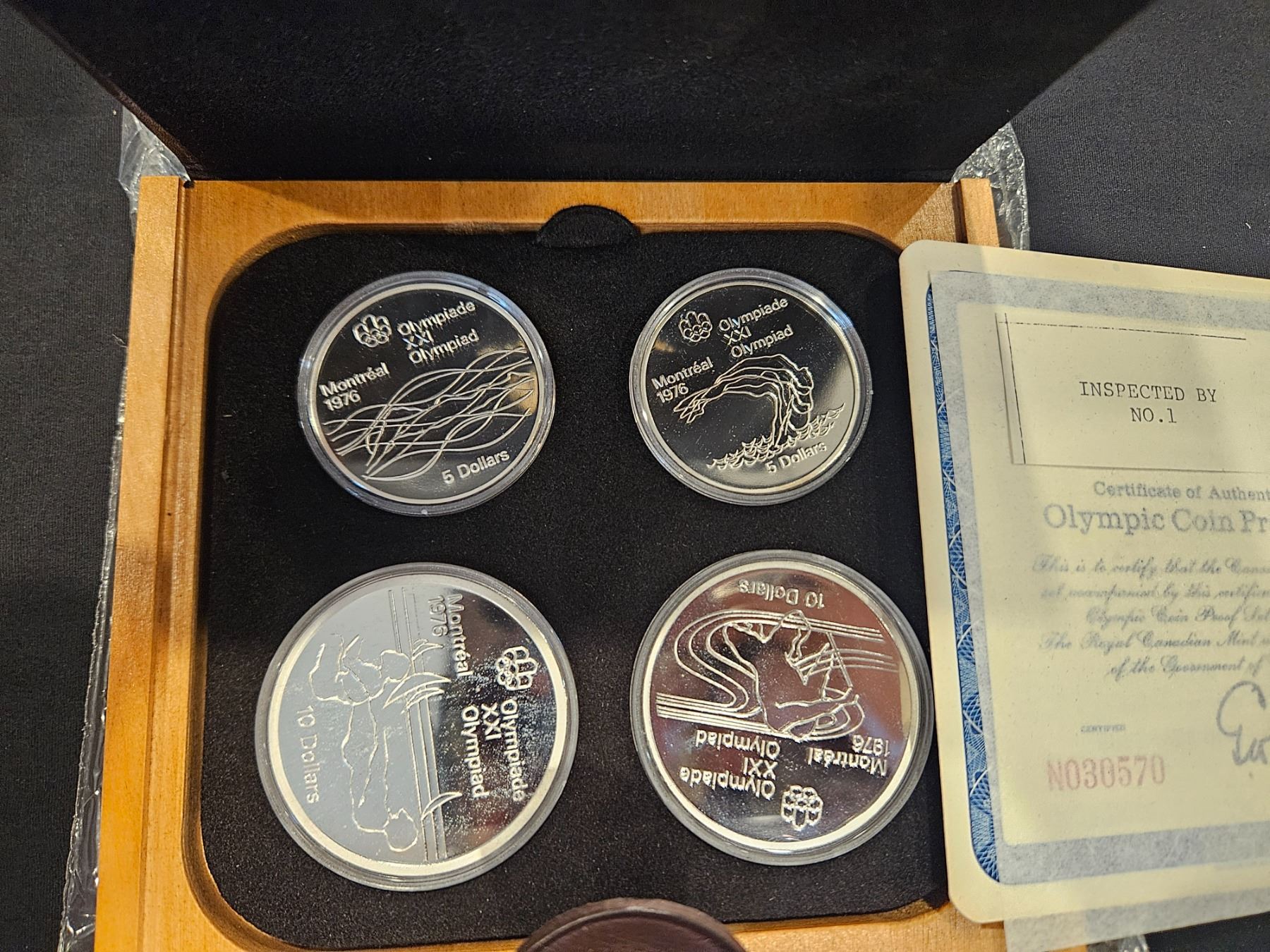 1976 Olympic coin proof set