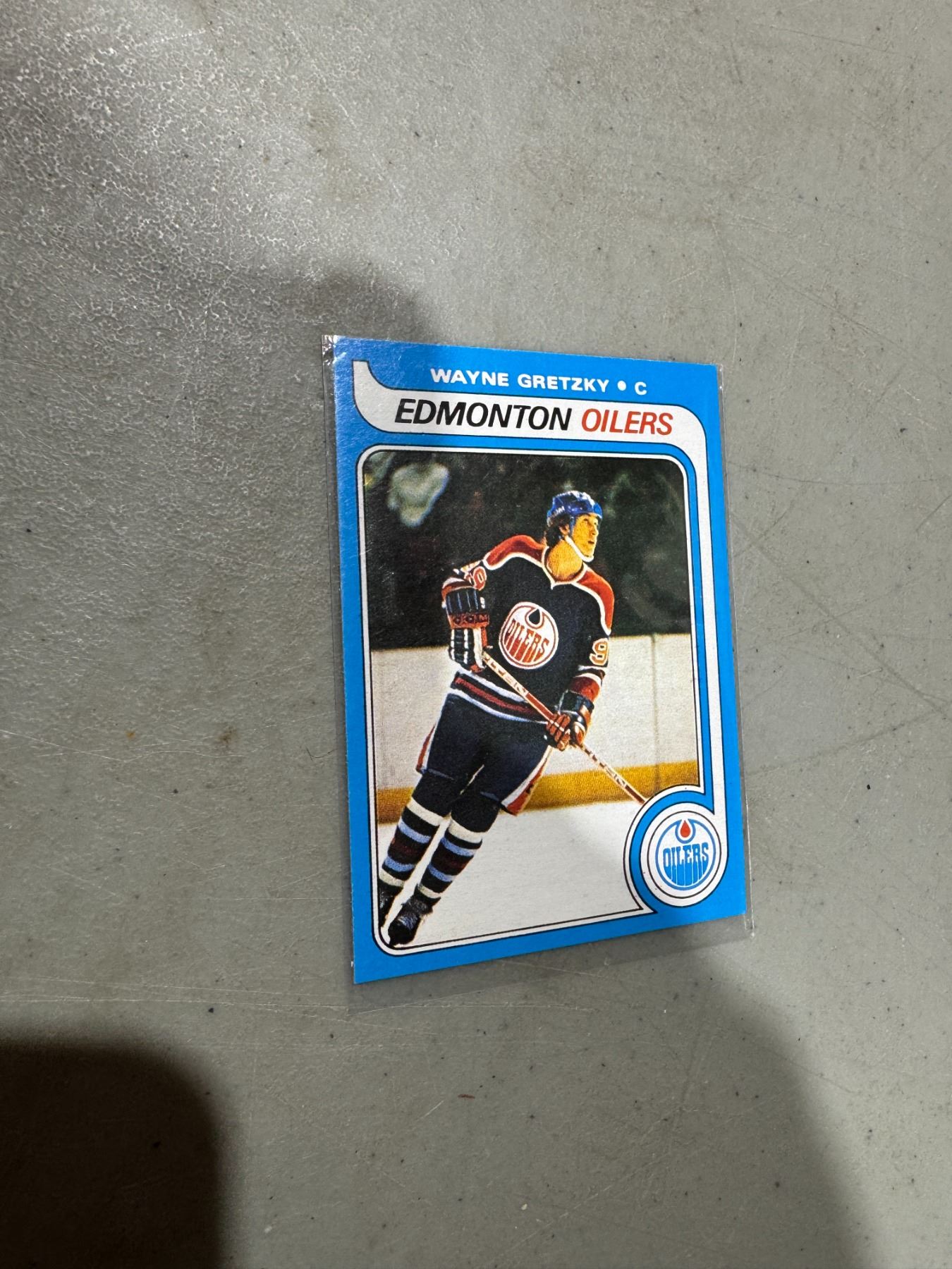 Wayne Gretzky, Edmonton Oilers hockey card O – PEE – CHEE 1979