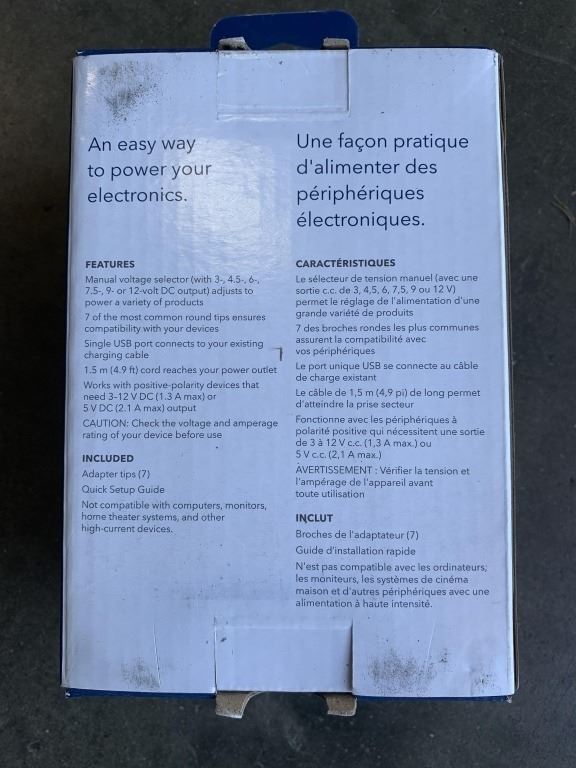 INSIGNIA HIGH POWER 180 WATT UNIVERSAL LAPTOP CHARGER, 65 WATT LAPTOP ...