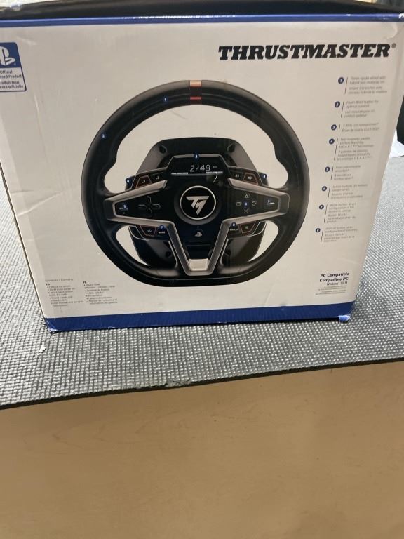 THRUSTMASTER T248 RACING WHEEL AND MAGNETIC PEDALS FOR PS5/ PS4/ PC ...